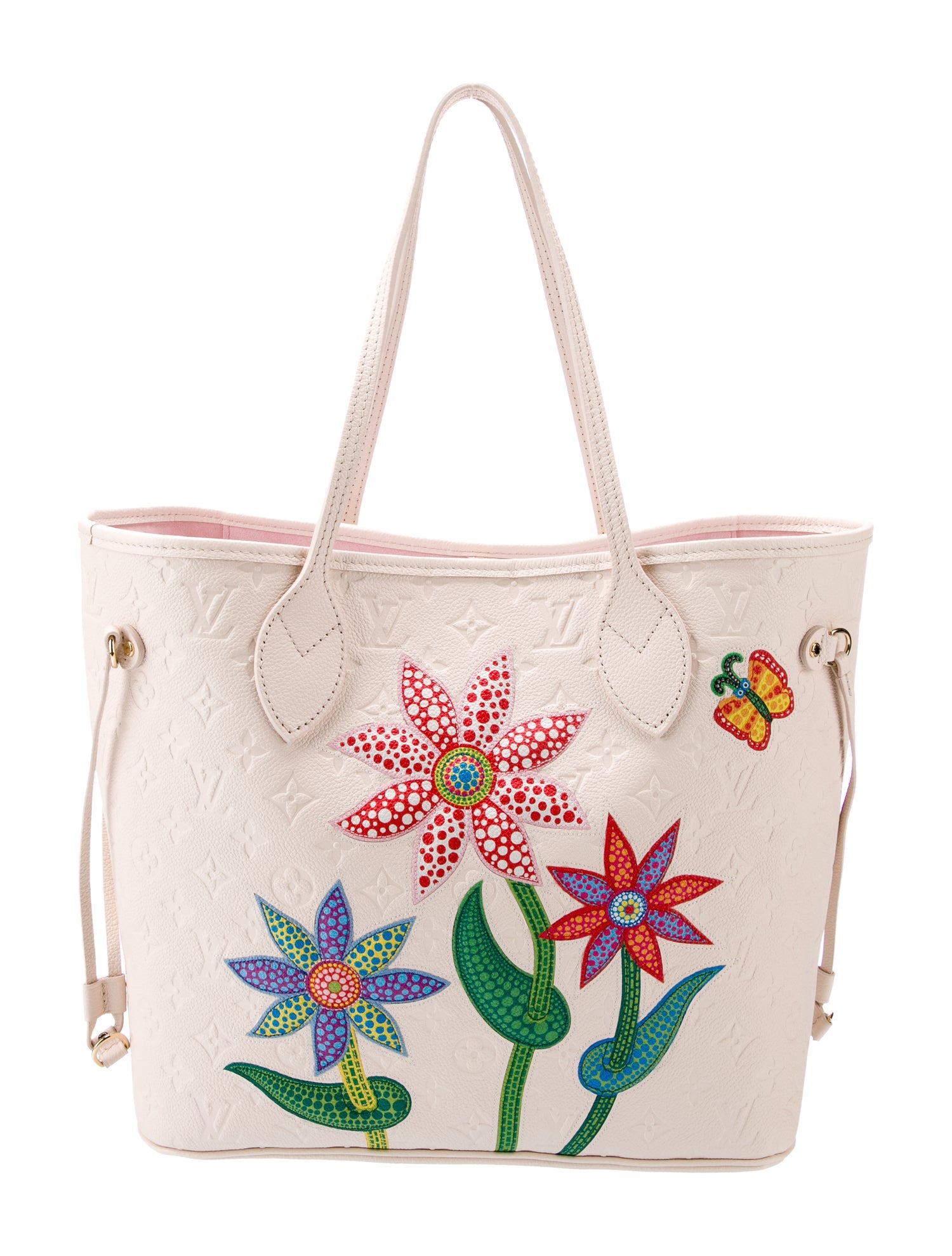 Louis Vuitton x Yayoi Kusama Psychedelic Flowers Neverfull MM w/ Pouch ...