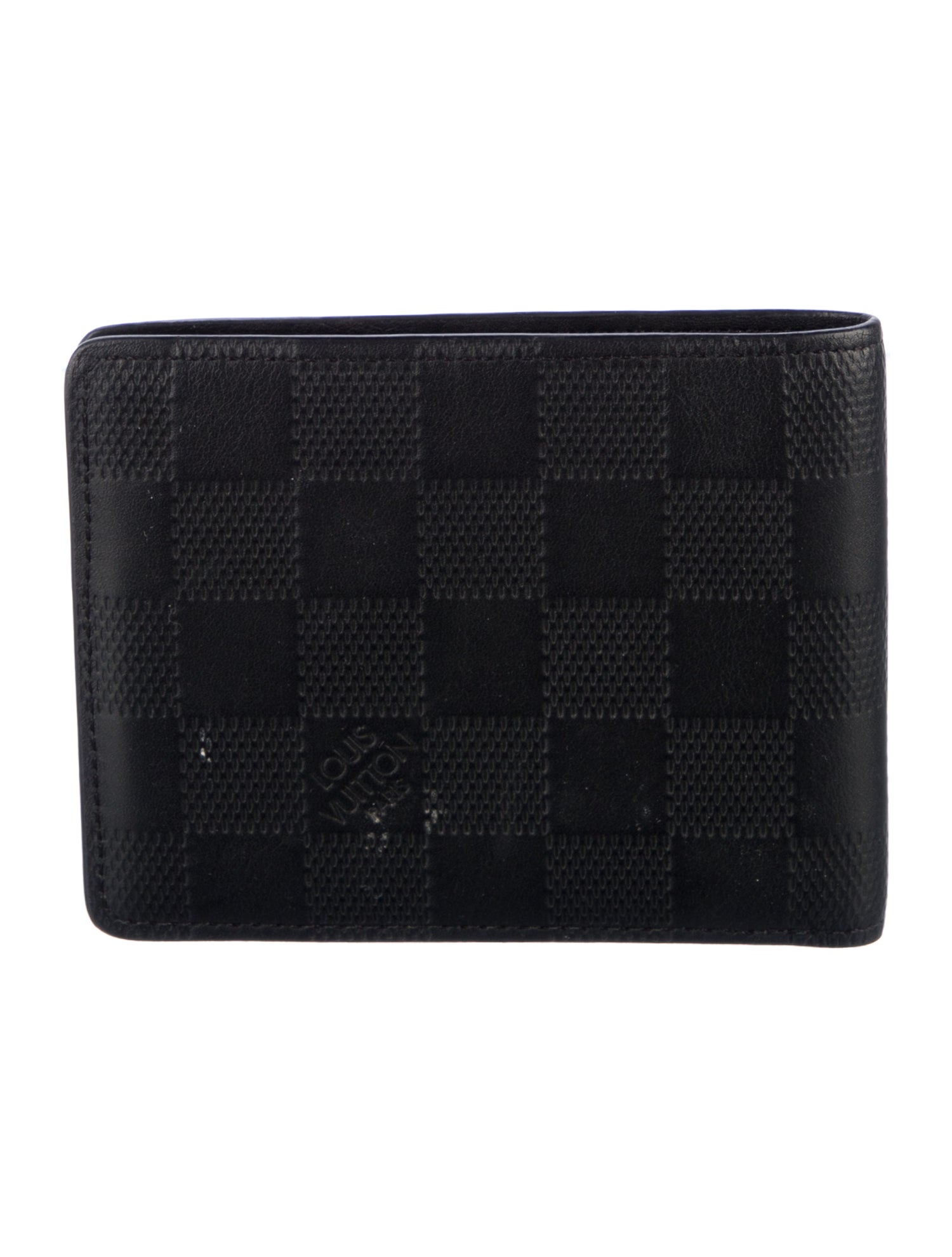 Louis Vuitton 2017 Damier Graphite Pattern Multiple Wallet - Black ...
