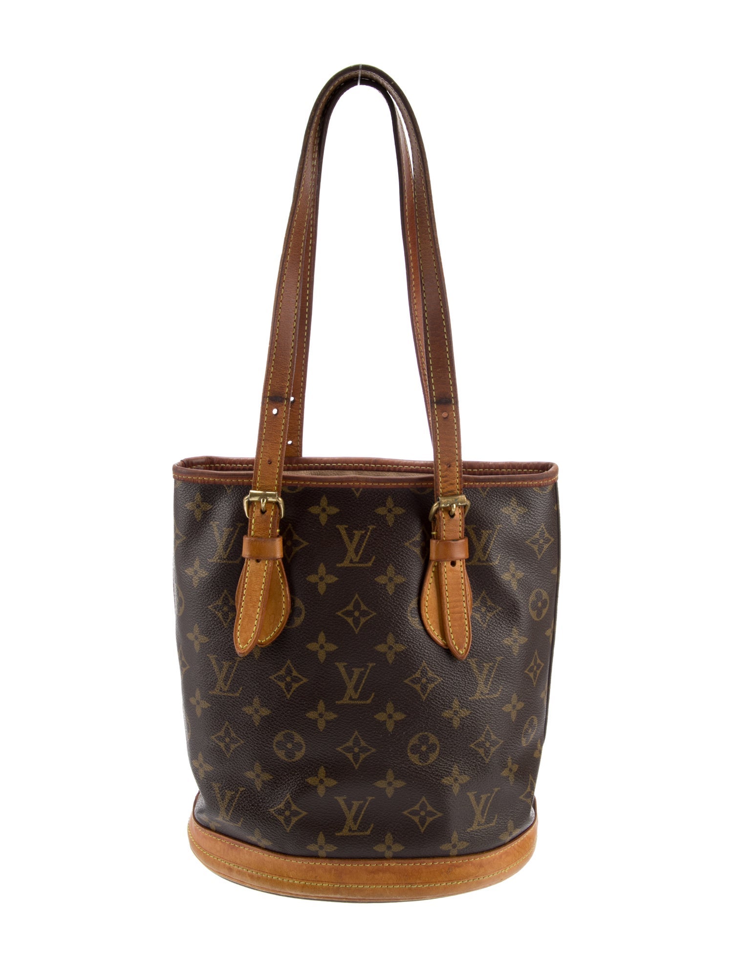 Louis Vuitton Monogram Petit Bucket Bag - Brown Bucket Bags, Handbags ...