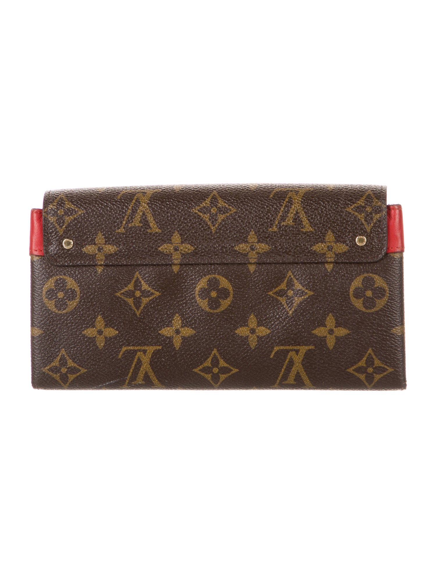Louis Vuitton Monogram Pattern Coated Canvas Etoile Sarah Wallet ...