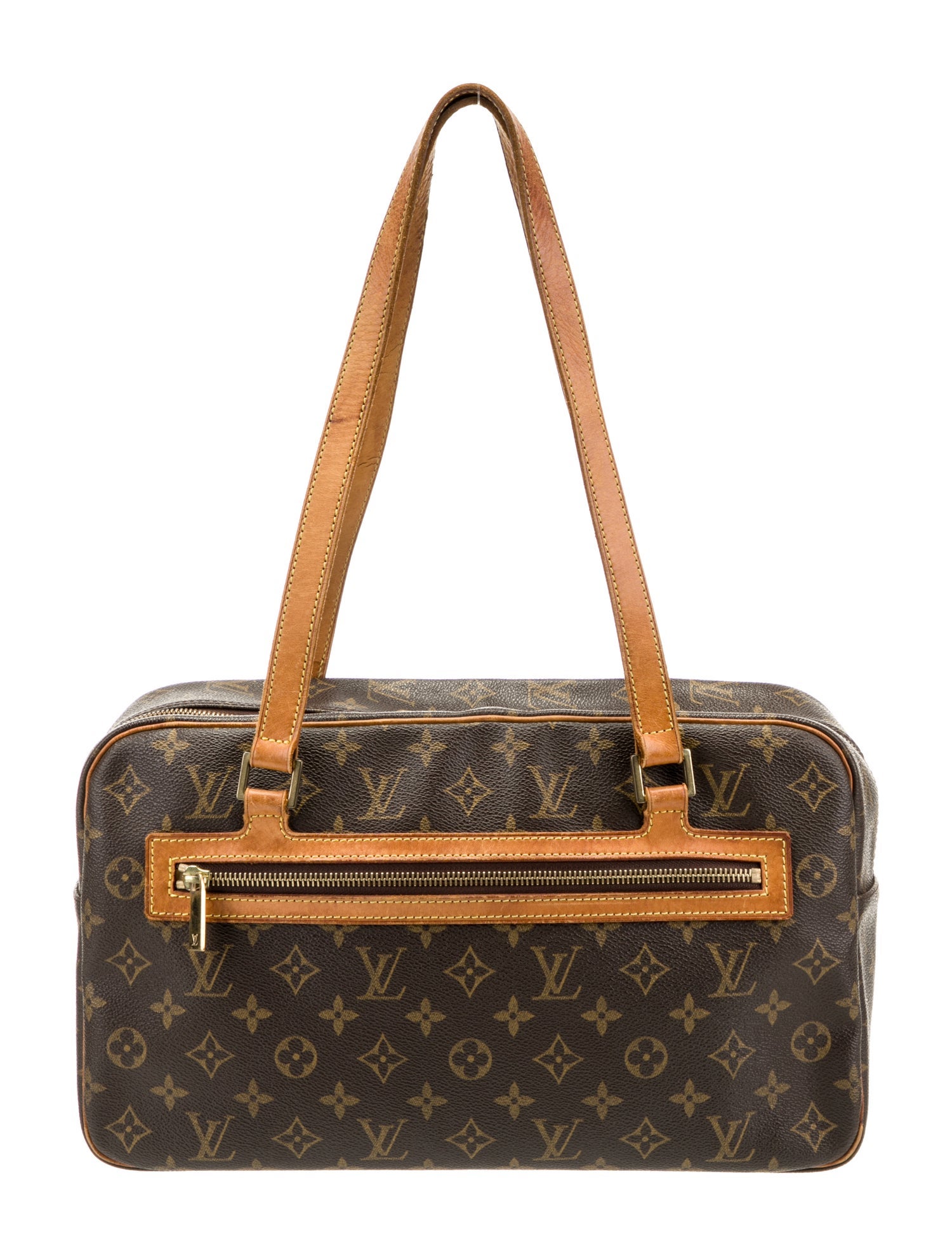 Louis Vuitton Coated Canvas GM LV Monogram Shoulder Bag Vintage - Brown ...