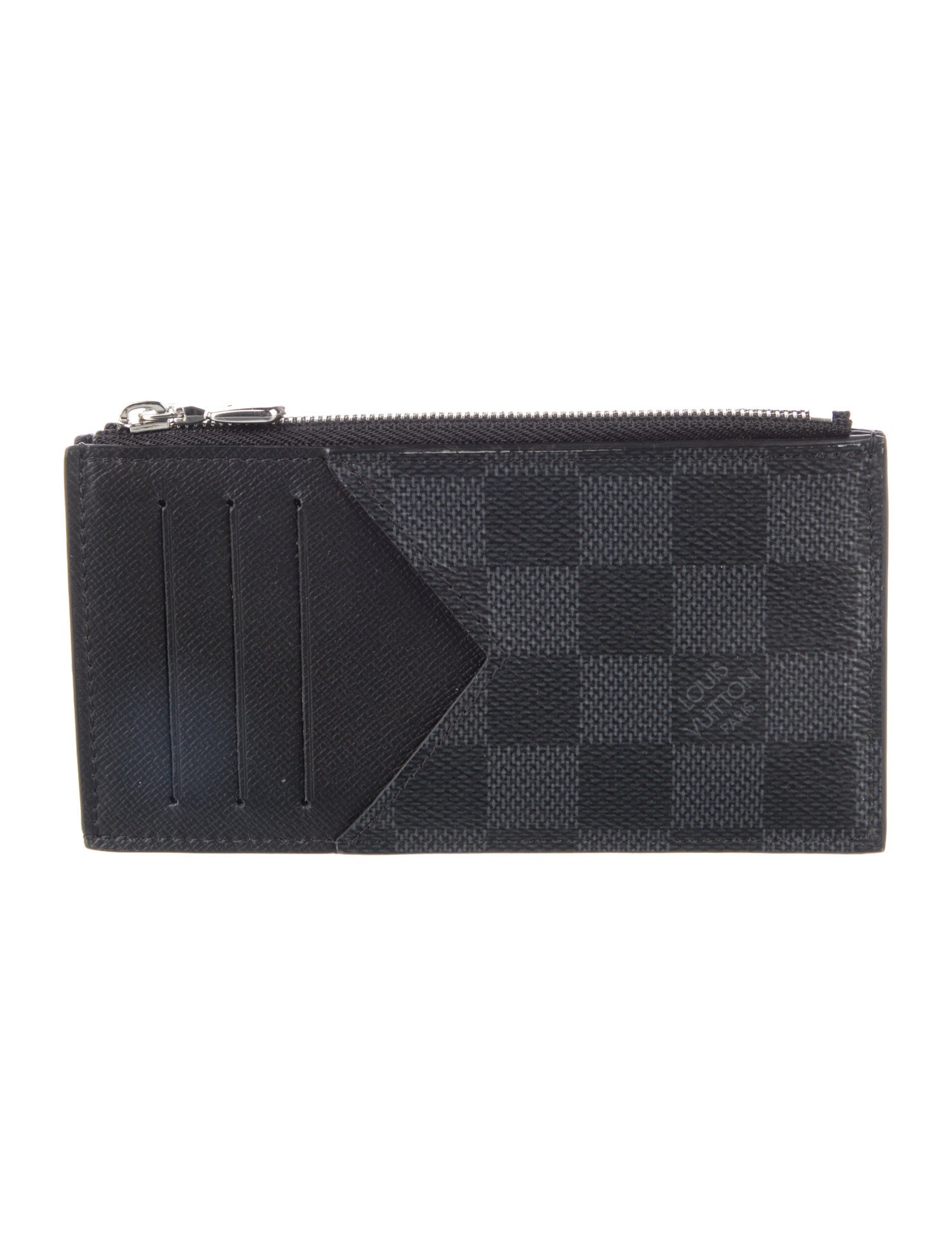 Louis Vuitton Damier Graphite Pattern Wallet - Black Wallets ...