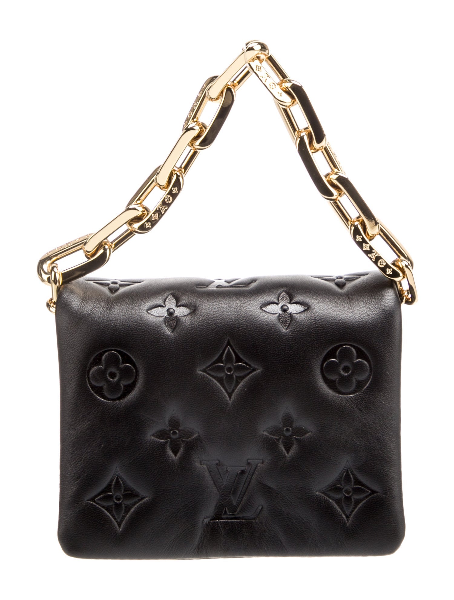 Louis Vuitton Monogram Embossed Coussin Belt Bag - Black Mini Bags ...
