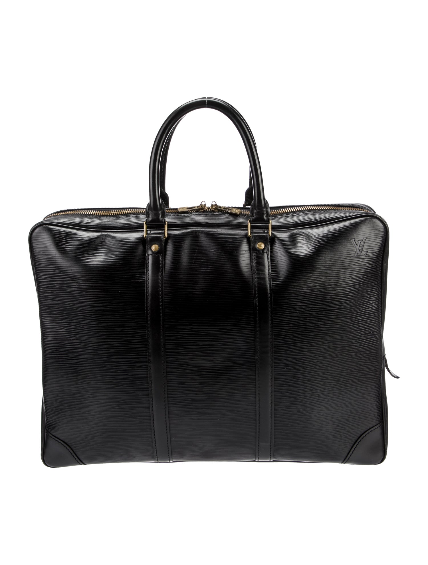 Louis Vuitton Epi Porte-Documents Voyage - Black Briefcases, Bags ...
