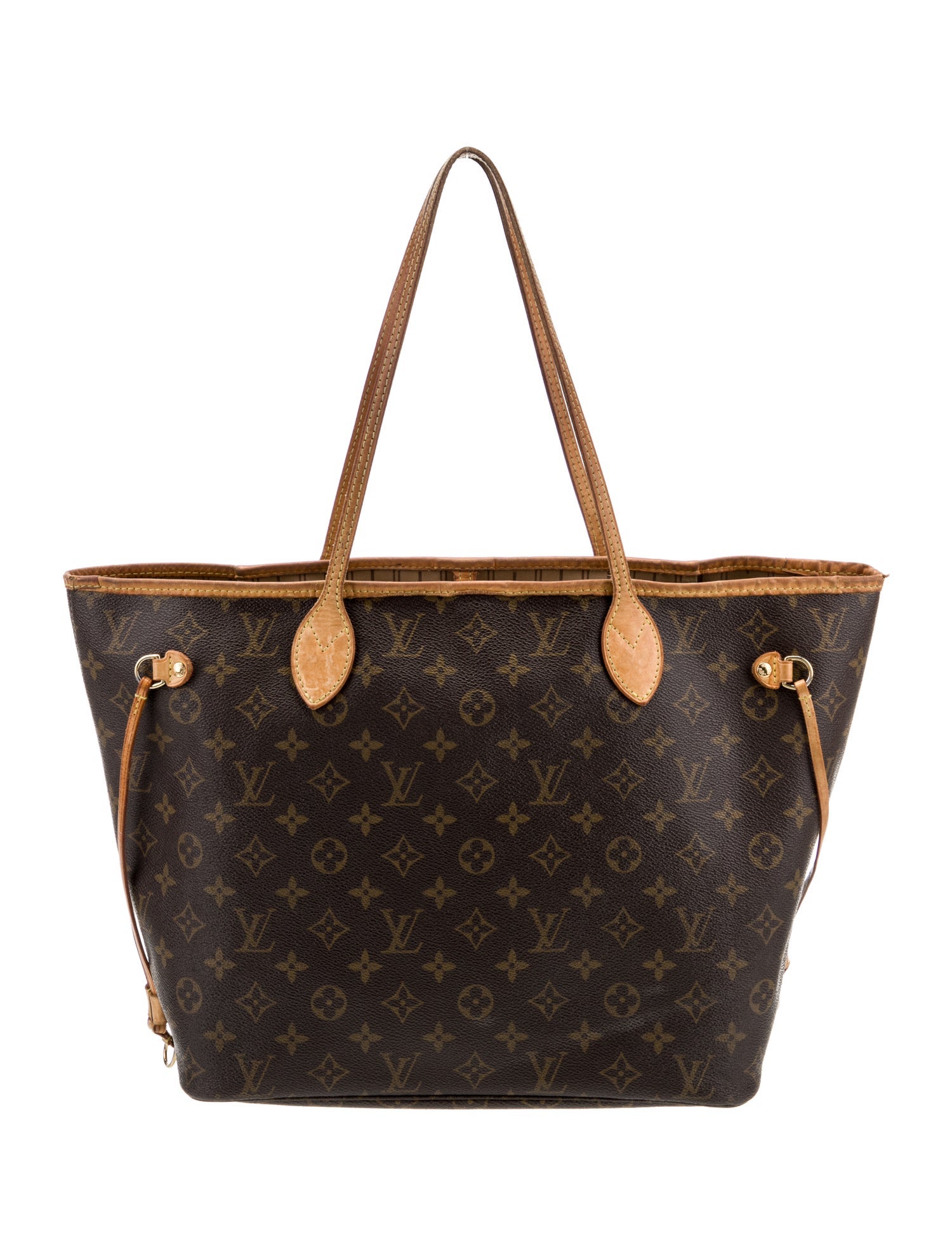 Louis Vuitton Monogram Neverfull MM w/ Pouch - Brown Totes, Handbags ...