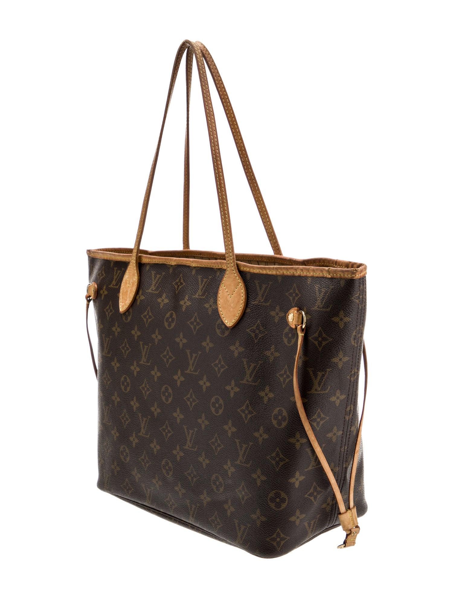 Louis Vuitton Monogram Neverfull MM w/ Pouch - Brown Totes, Handbags ...