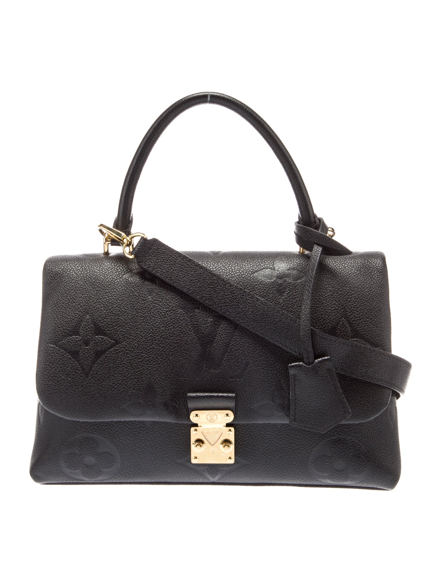 Louis Vuitton Bicolor Monogram Giant Empreinte Madeleine MM - Handle ...