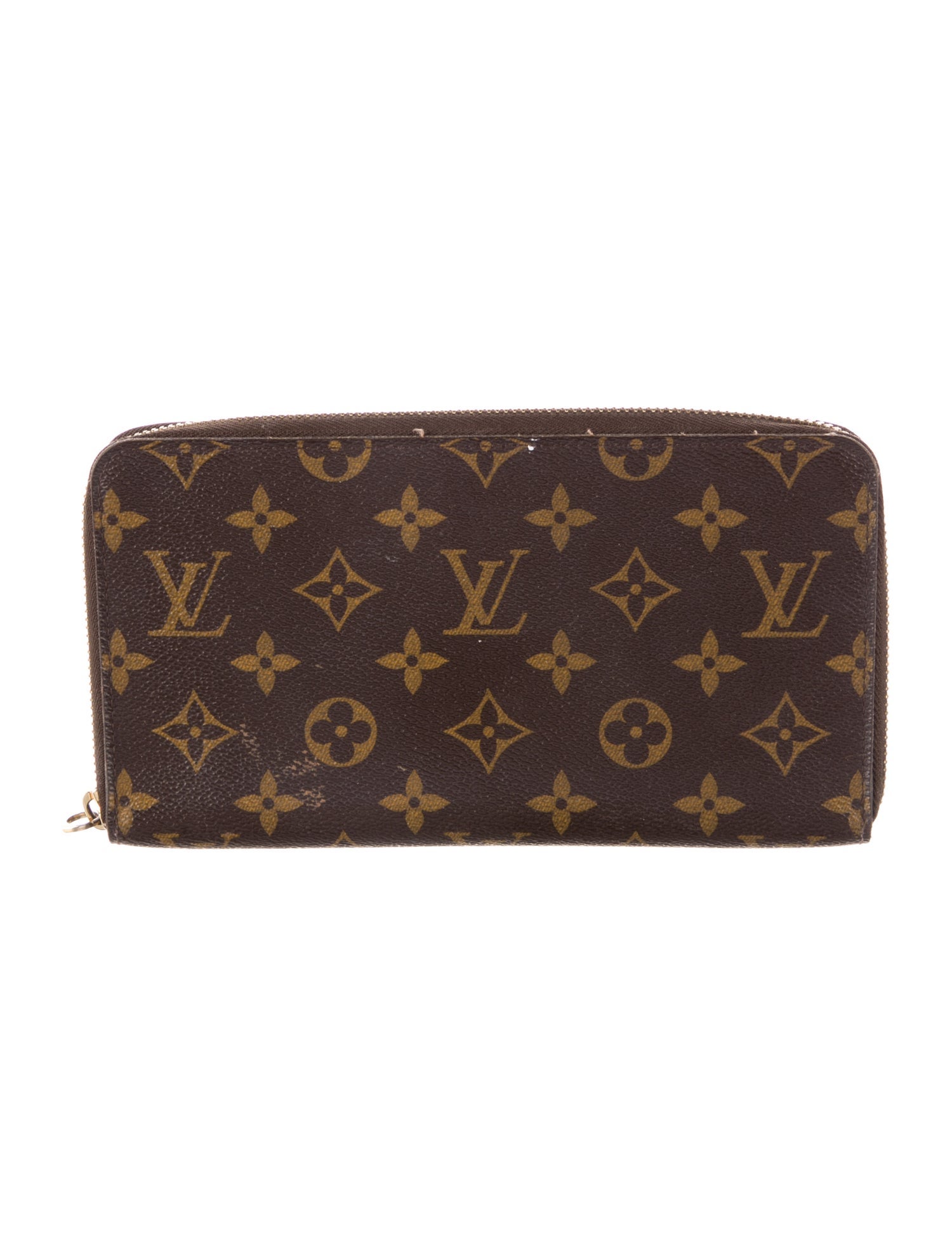 Louis Vuitton LV Monogram Coated Canvas Pouch - Brown Wallets ...