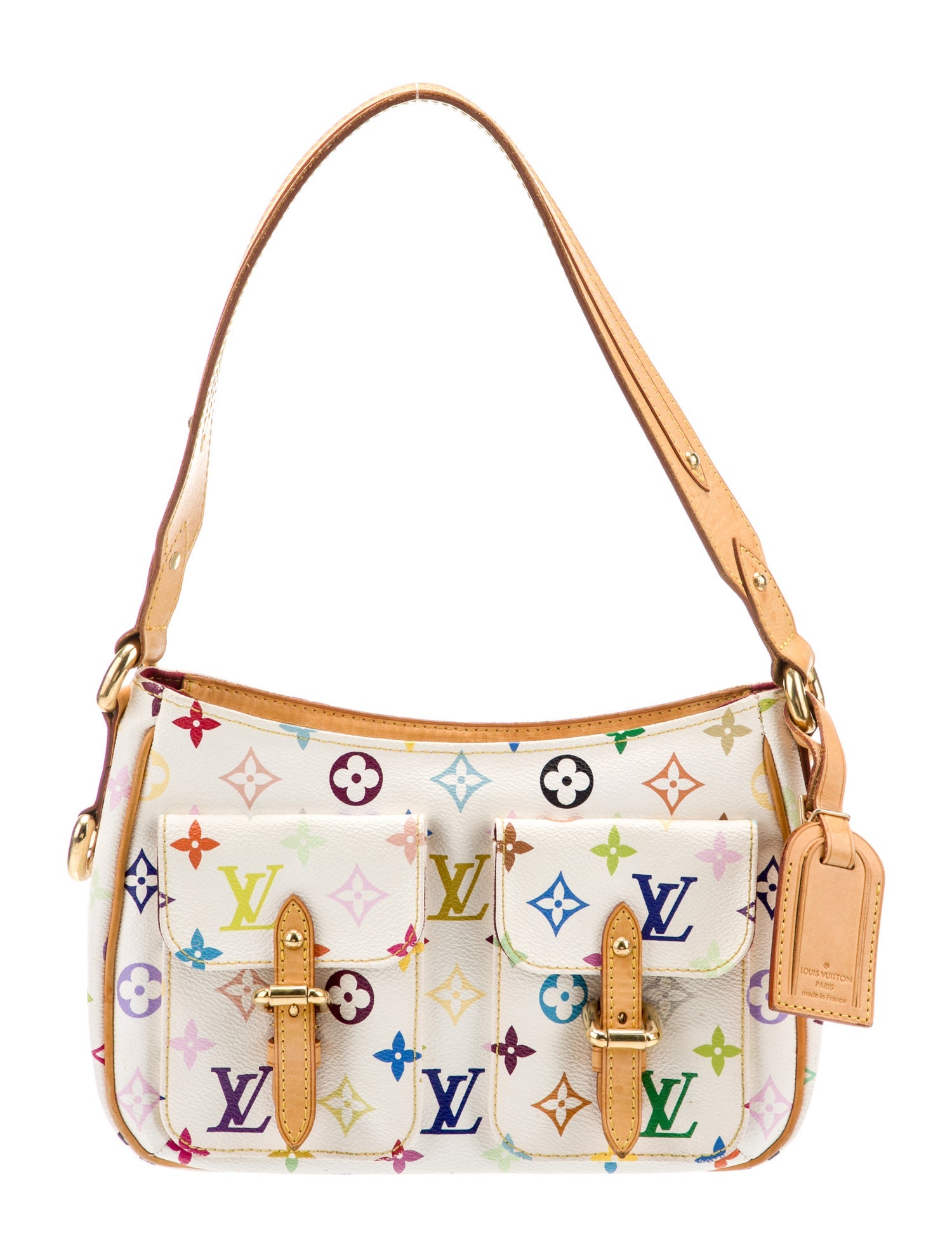 Louis Vuitton Monogram Multicolore Lodge PM - White Shoulder Bags ...