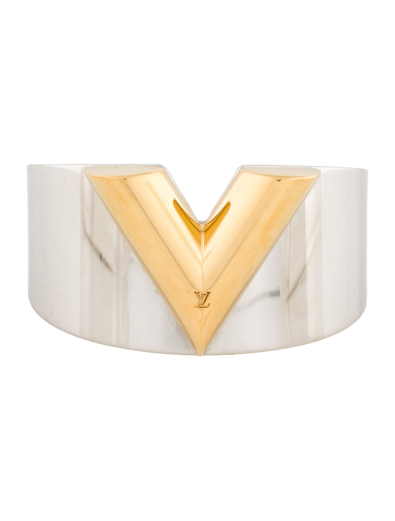 Louis Vuitton Essential V Cuff Bracelet - Brass Cuff, Bracelets ...
