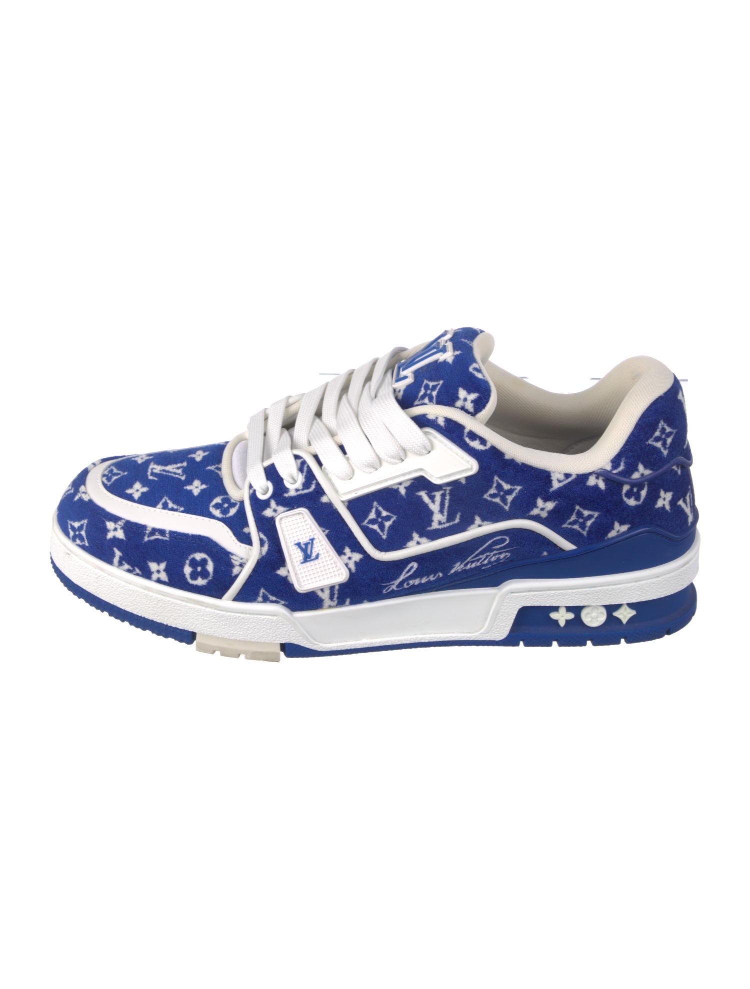 Louis Vuitton Trainer Sneakers - Blue Sneakers, Shoes - LOU931046 | The ...