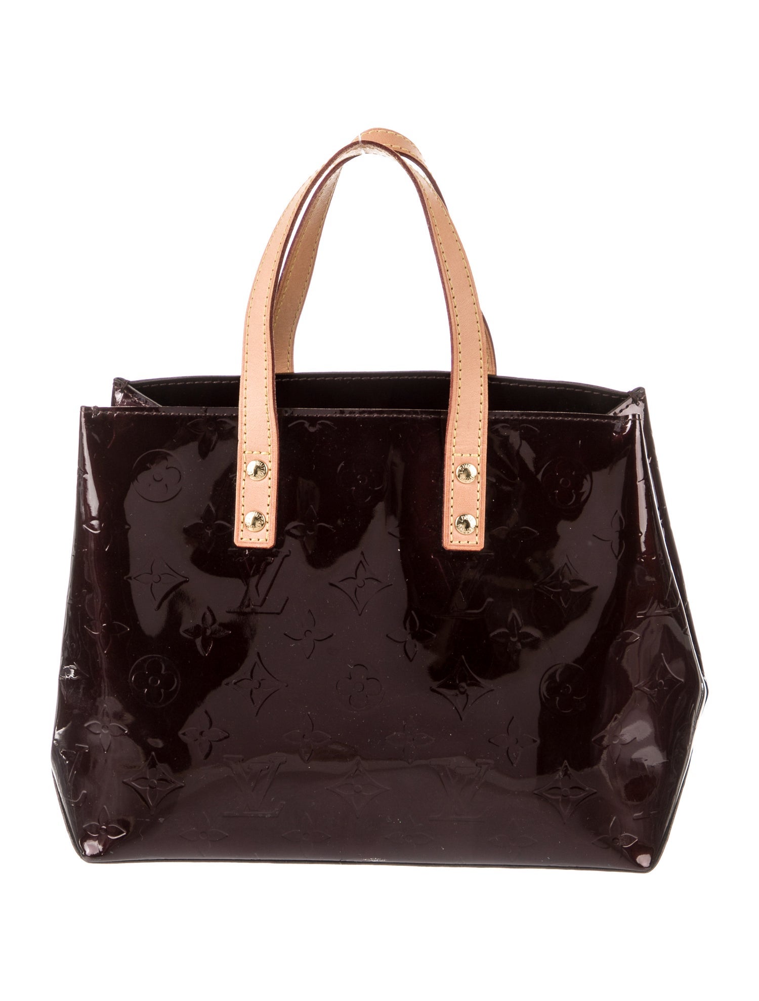 Louis Vuitton Monogram Vernis Brentwood - Burgundy Totes, Handbags ...