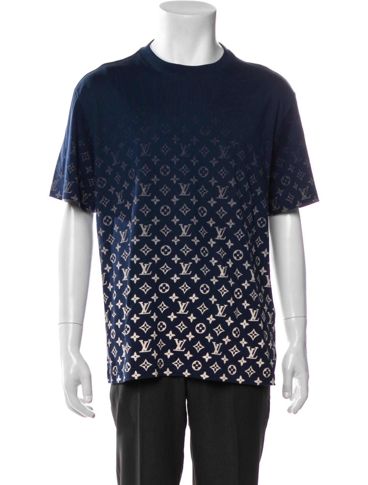 Louis Vuitton 2021 LV Monogram T-Shirt - Blue T-Shirts, Clothing ...