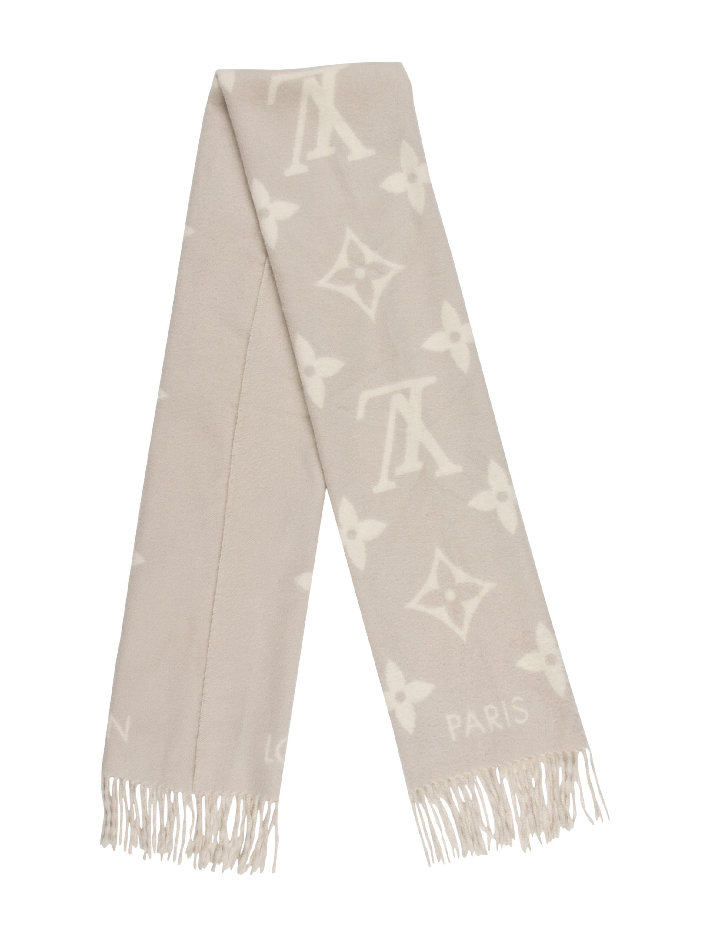 Louis Vuitton Cashmere Scarf - Neutrals Scarves and Shawls, Accessories ...