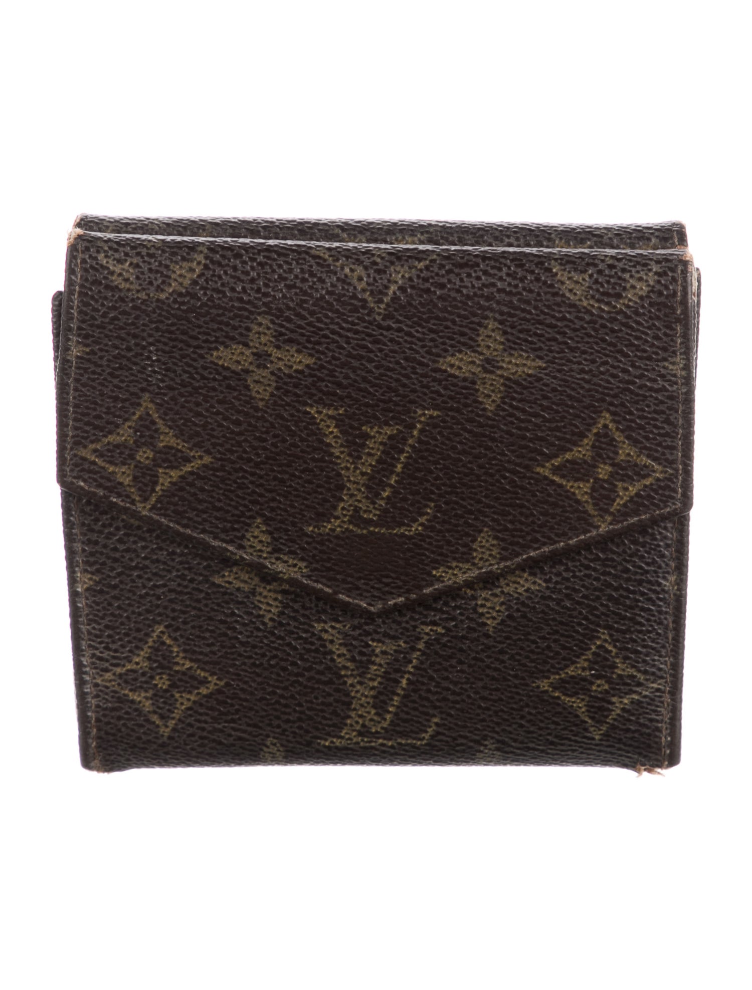 Louis Vuitton LV Monogram Coated Canvas Compact Wallet - Brown Wallets ...