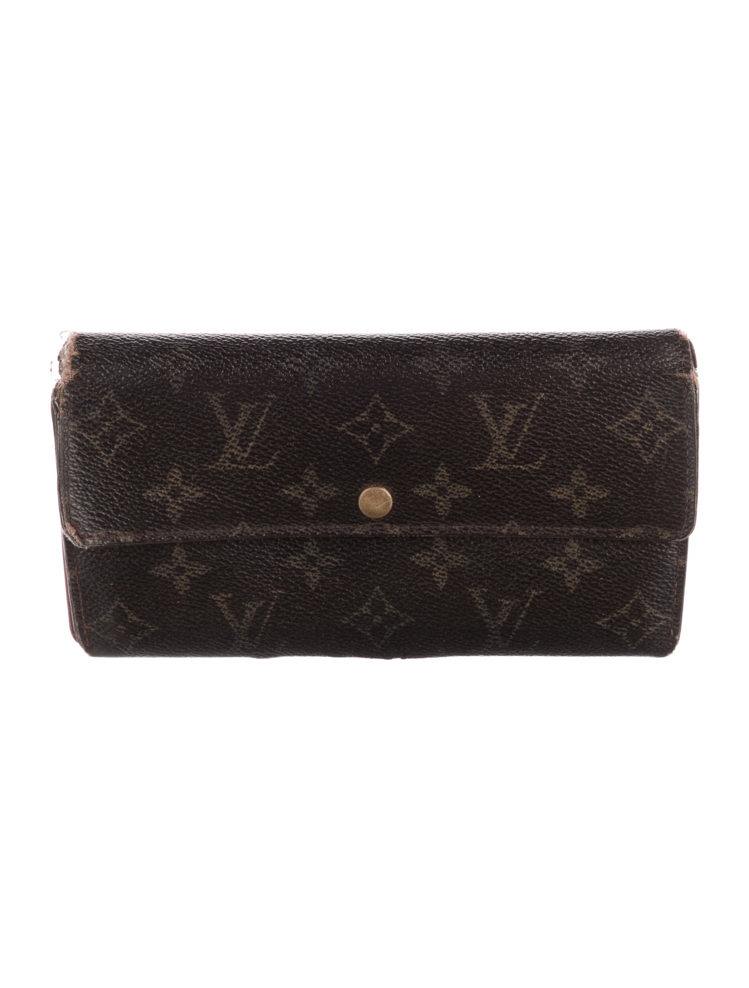 Louis Vuitton LV Monogram Coated Canvas Wallet - Brown Wallets ...