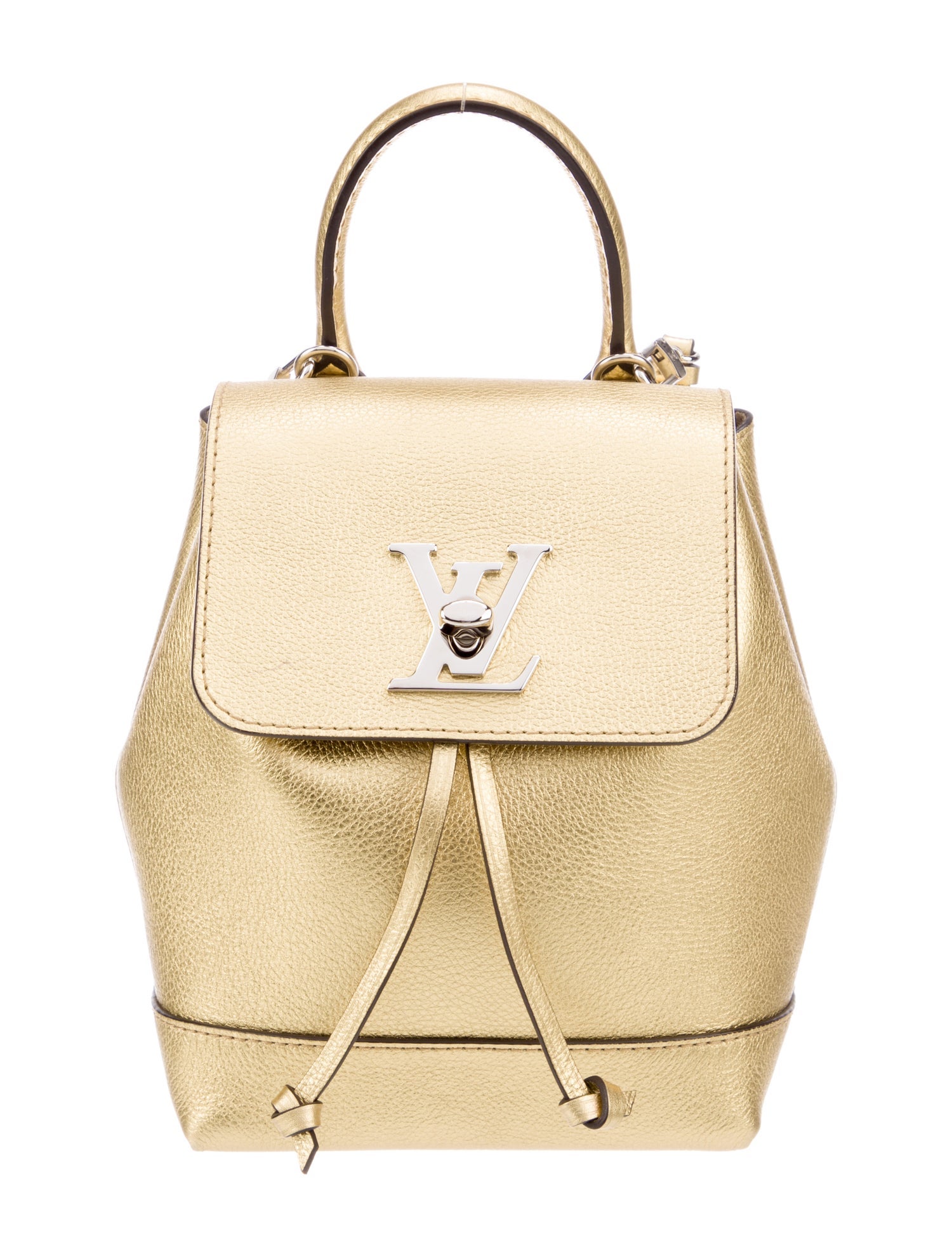 Louis Vuitton Lockme Backpack - Gold Backpacks, Handbags - LOU933355 ...