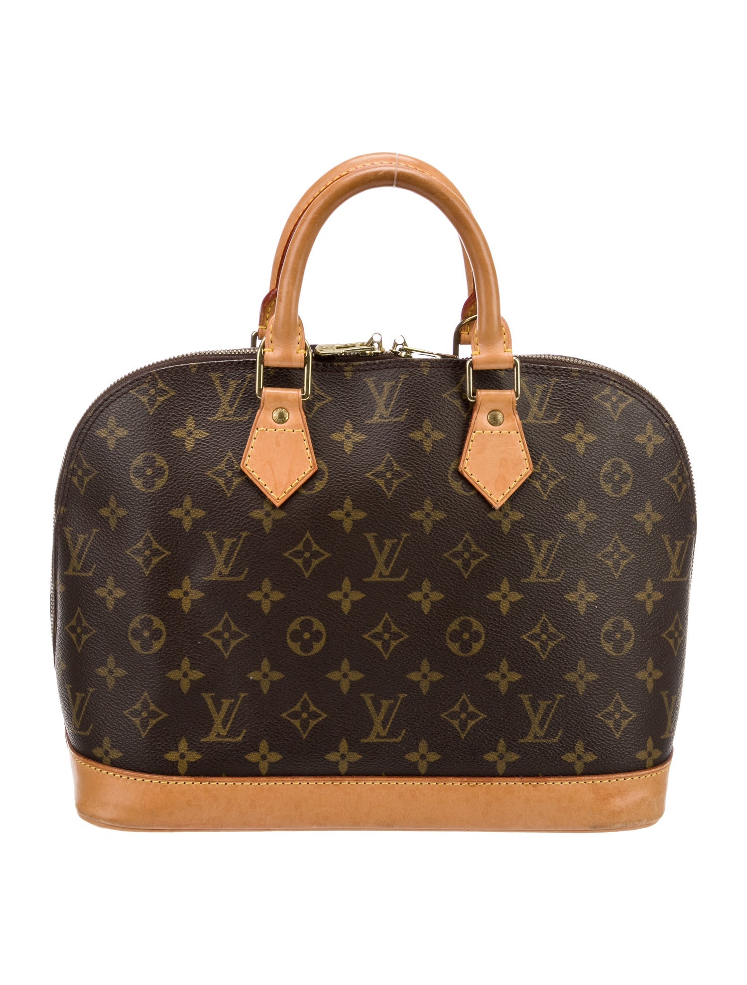 Louis Vuitton Monogram Alma PM - Brown Handle Bags, Handbags ...