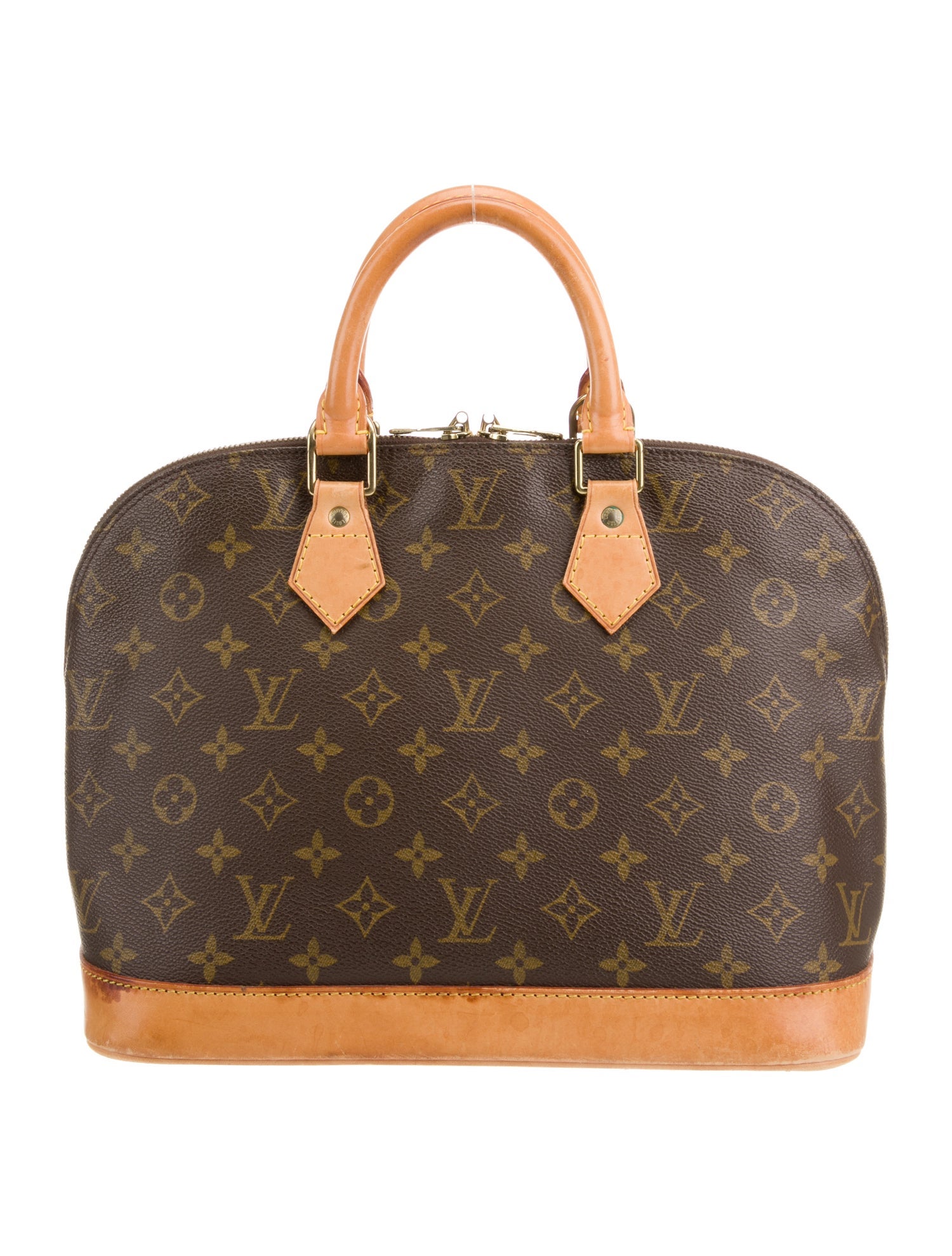 Louis Vuitton Monogram Alma PM - Brown Handle Bags, Handbags ...