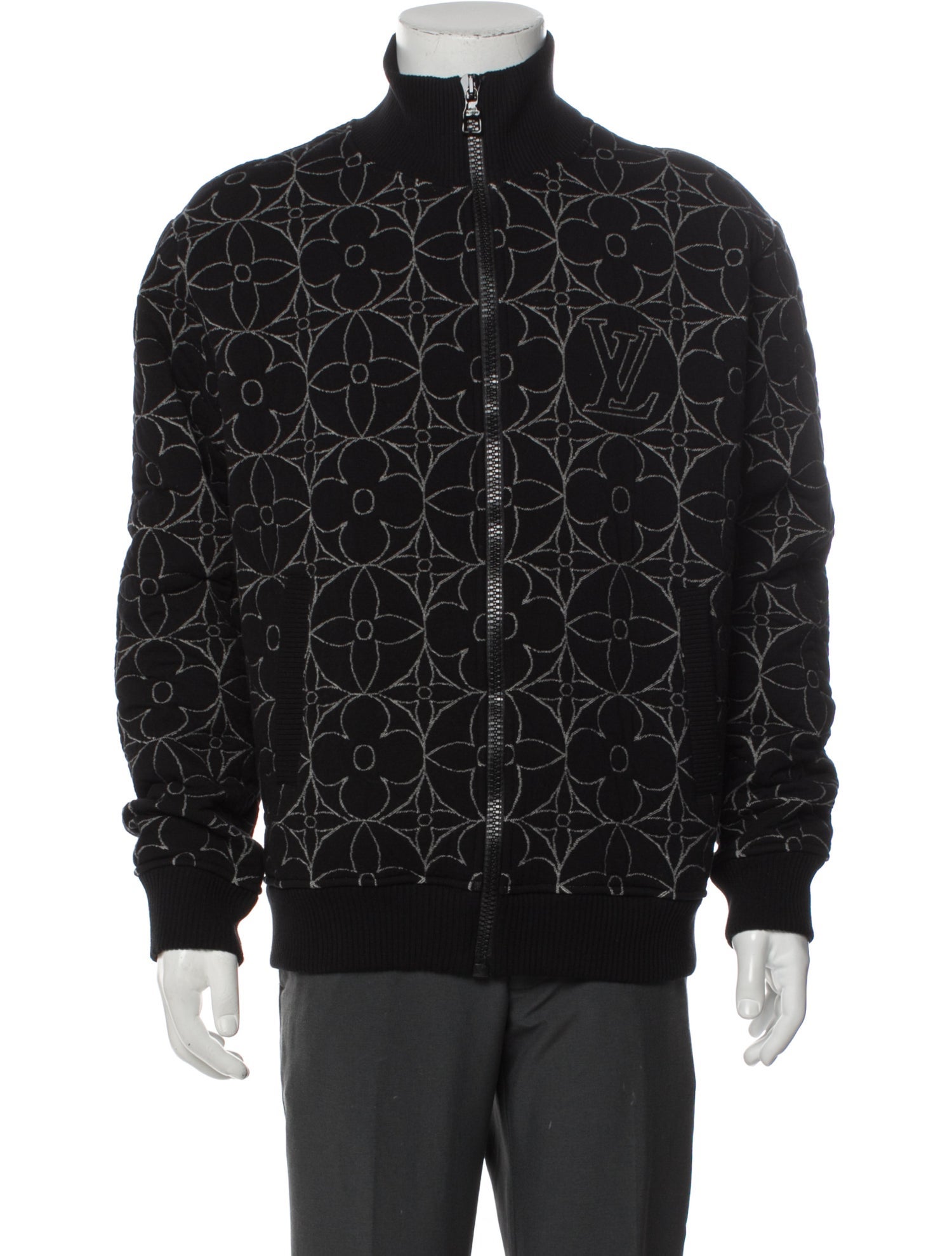 Louis Vuitton 2021 Graphic Print Bomber Jacket - Black Outerwear ...