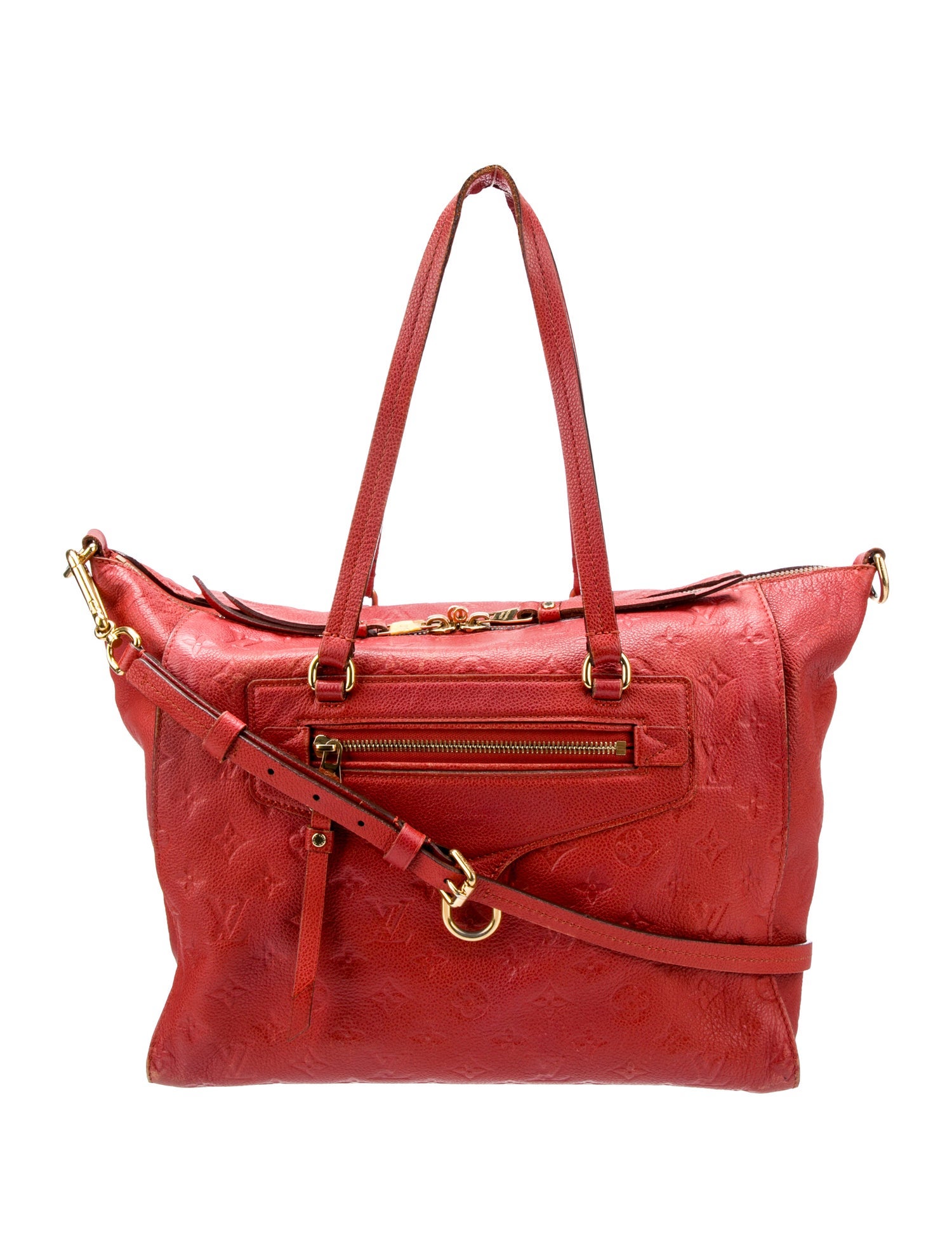 Louis Vuitton Monogram Empreinte Lumineuse PM - Red Shoulder Bags ...