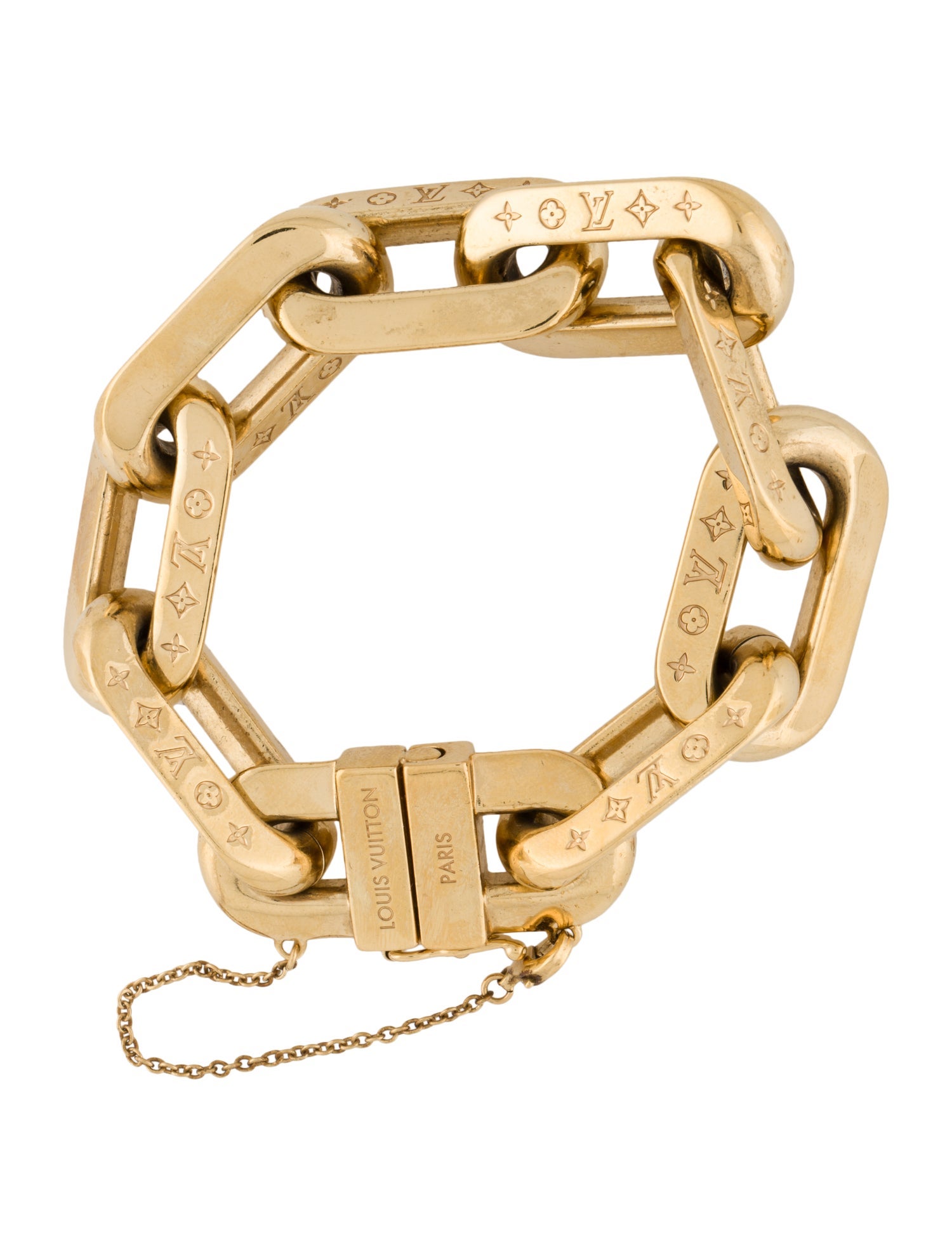 Louis Vuitton Chain Link Bracelet - Brass Link, Bracelets - LOU938204 ...