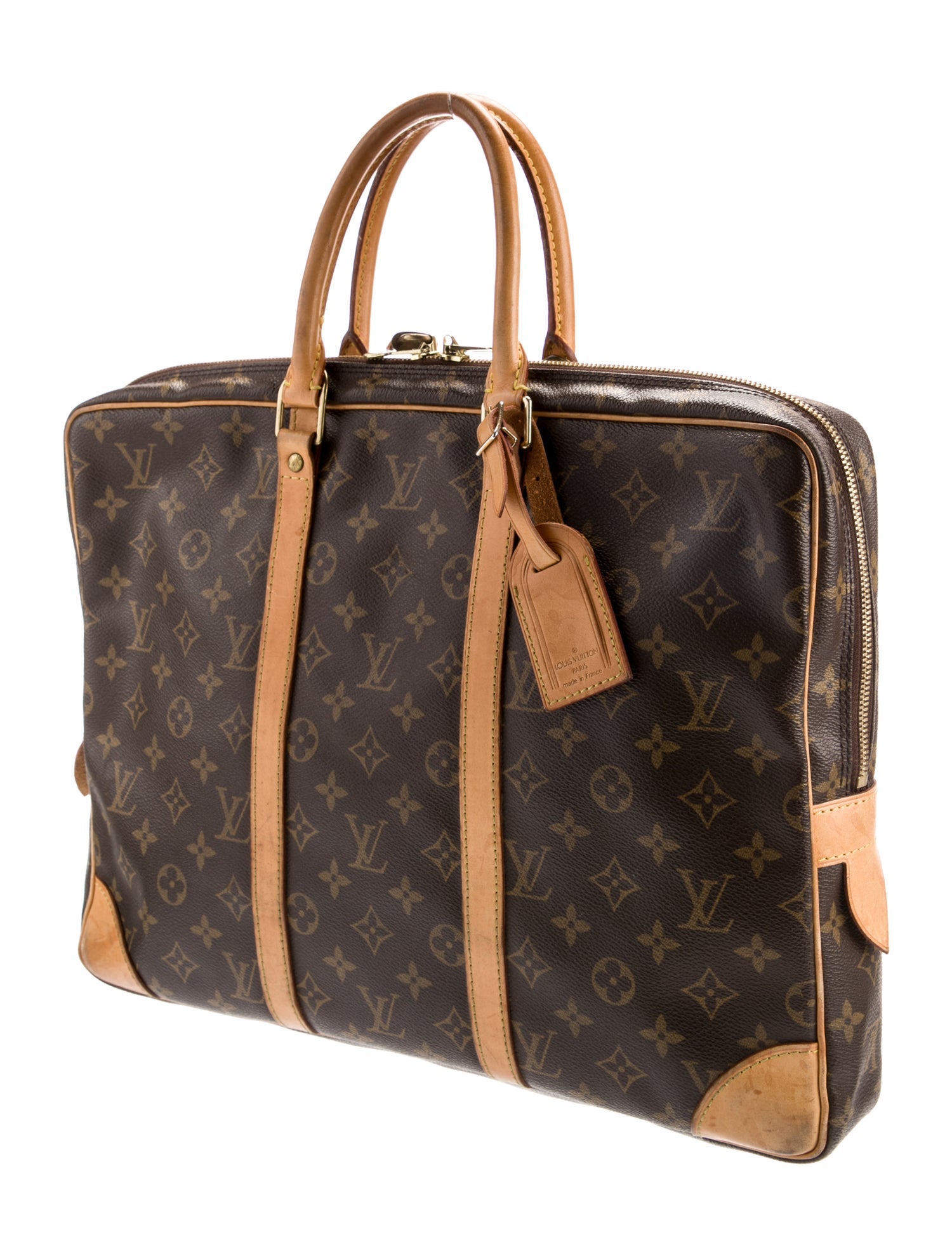 Louis Vuitton Monogram Président Classeur Briefcase - Briefcases, Bags ...