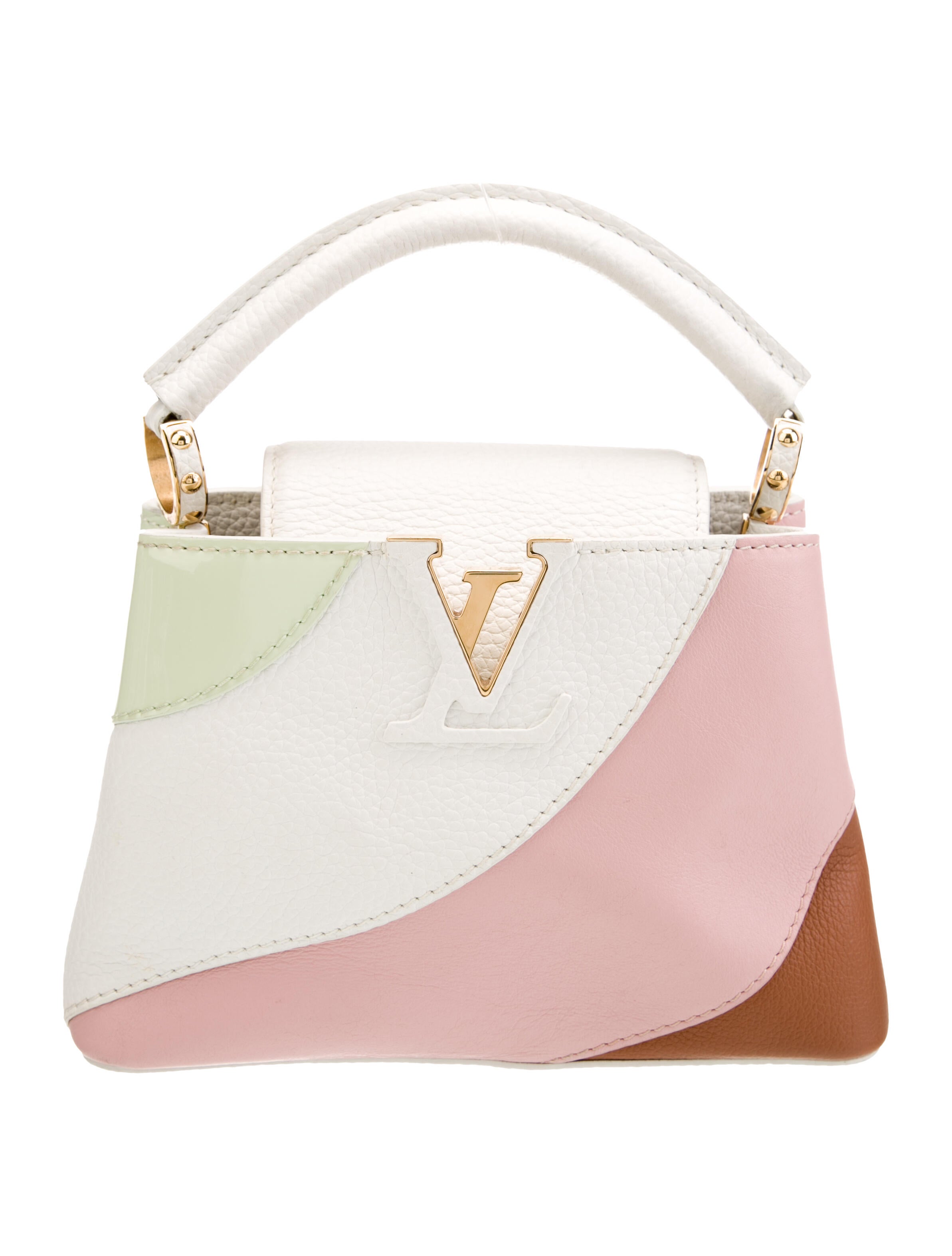 Louis Vuitton Ostrich Capucines Mini - Pink Handle Bags, Handbags ...