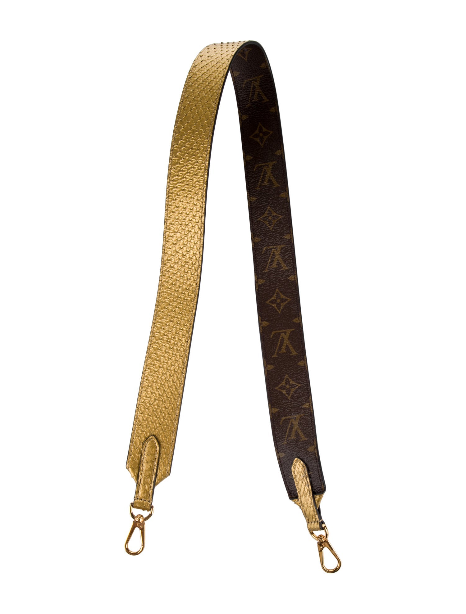 Louis Vuitton Python Bandoulière Shoulder Strap - Brown Bag Accessories ...