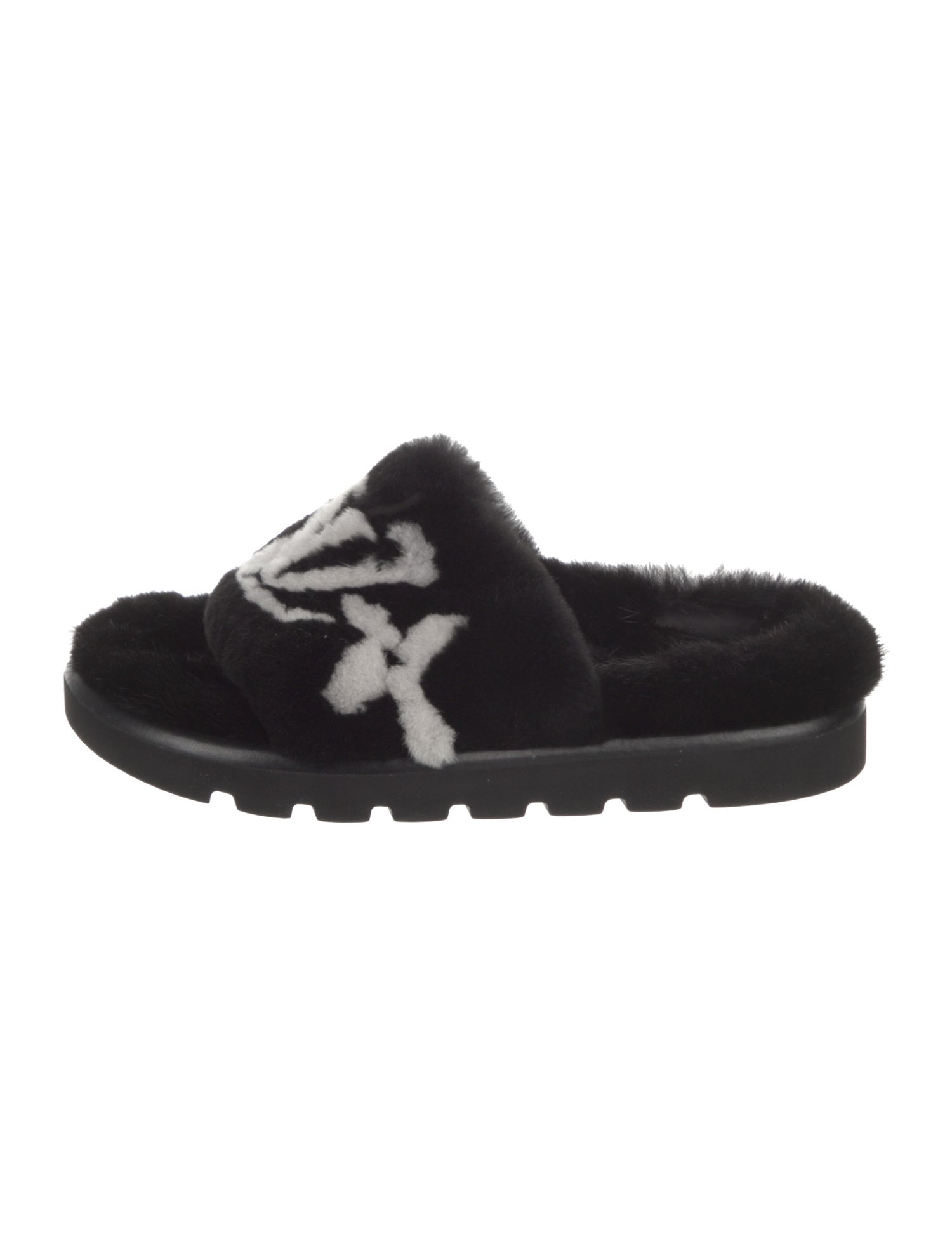 Louis Vuitton Mink Slides LV Monogram Slides - Black Sandals, Shoes ...