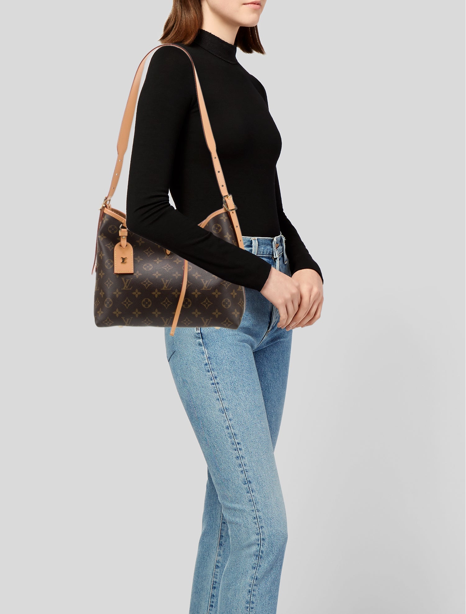 Louis Vuitton Monogram Carryall MM - Brown Shoulder Bags, Handbags - LOU926737 | The RealReal