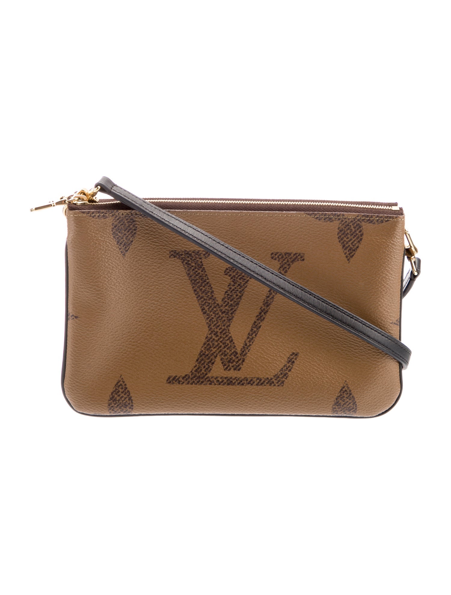 Louis Vuitton LV Monogram Pochette - Brown Crossbody Bags, Handbags ...