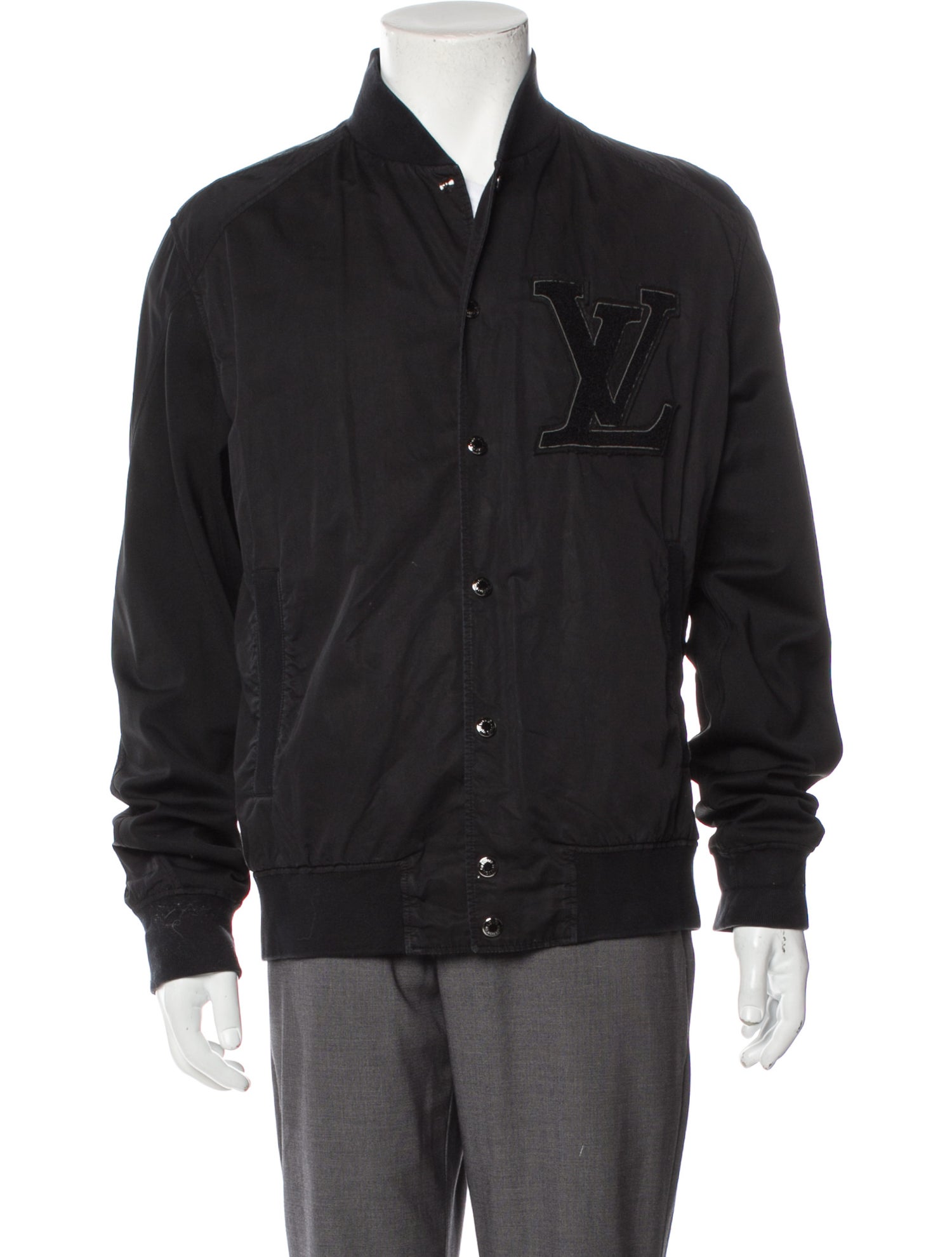 Louis Vuitton 2010's LV Monogram Bomber Jacket - Black Outerwear ...
