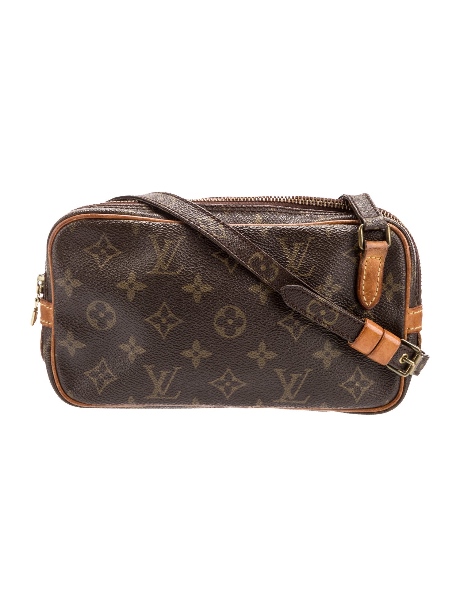 Louis Vuitton LV Monogram Pochette Marly Bandoulière Vintage - Brown ...