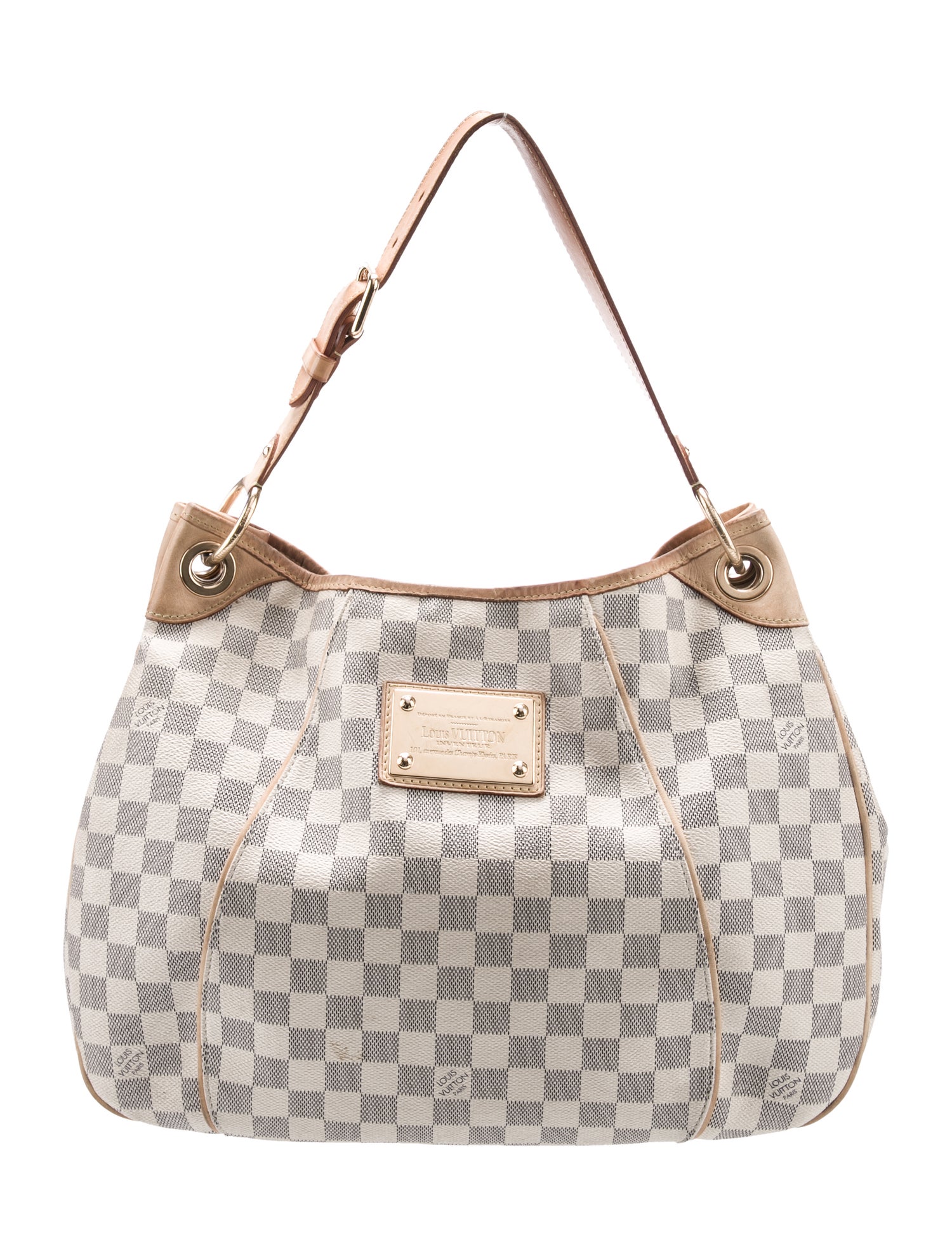 Louis Vuitton Damier Azur Pattern Galliera PM - Neutrals Shoulder Bags ...