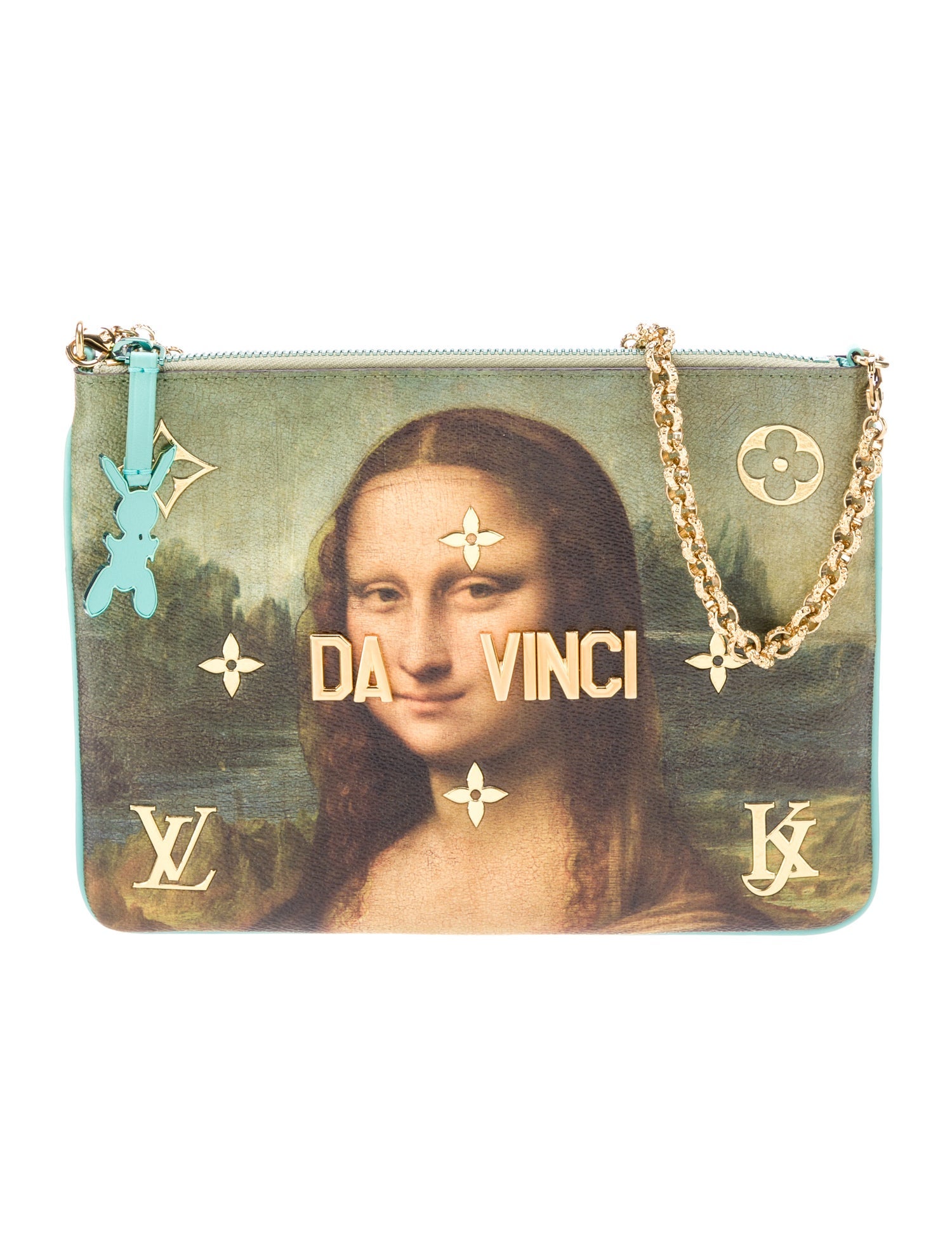 Louis Vuitton x Jeff Koons Master Collections Pochette Plat Da Vinci ...