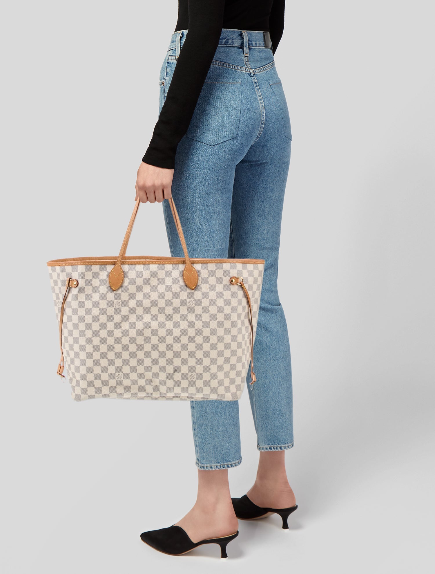 Louis Vuitton Damier Azur Neverfull PM - Neutrals Totes, Handbags ...