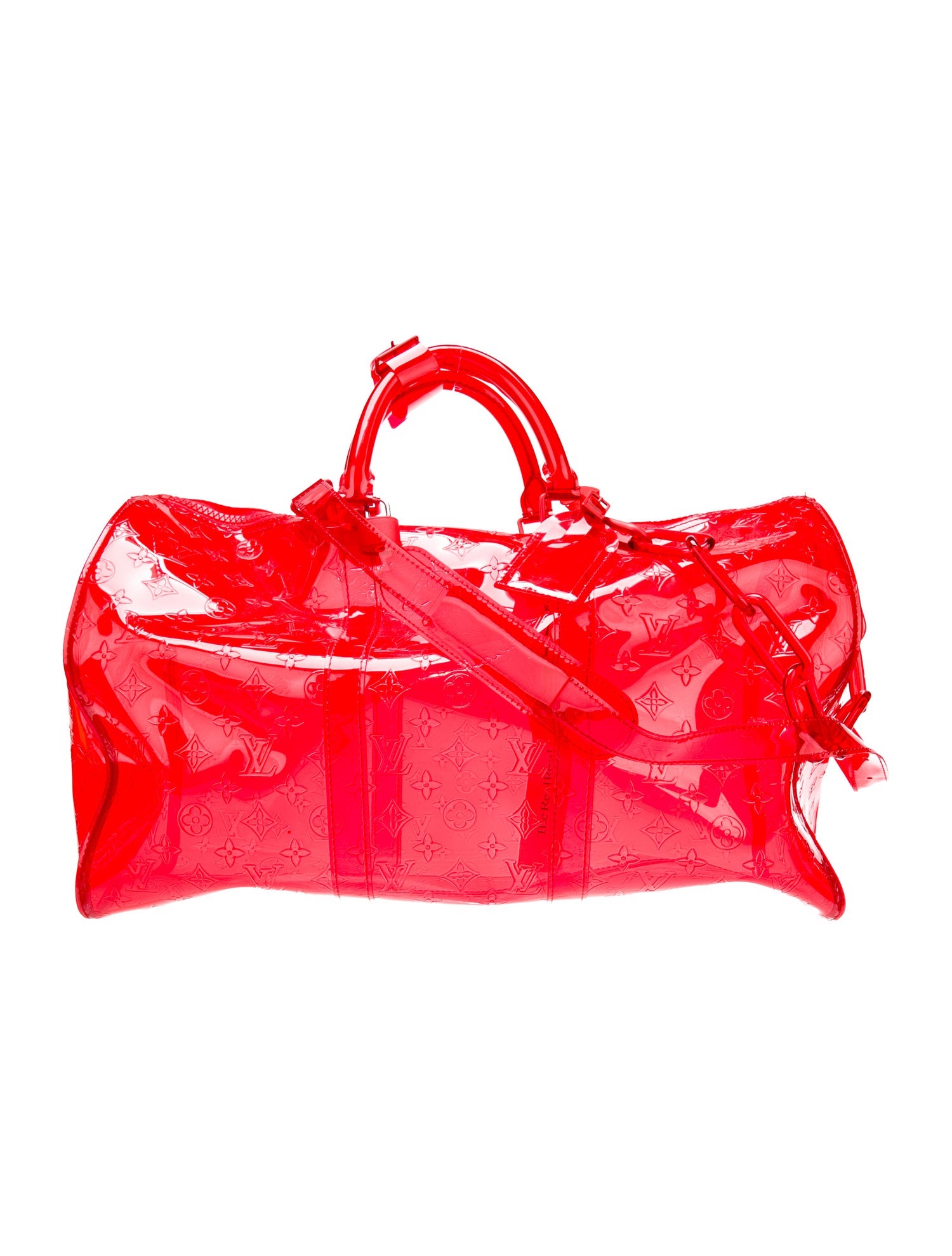 Louis Vuitton RGB Keepall Bandoulière 50 - Red Weekenders, Bags ...