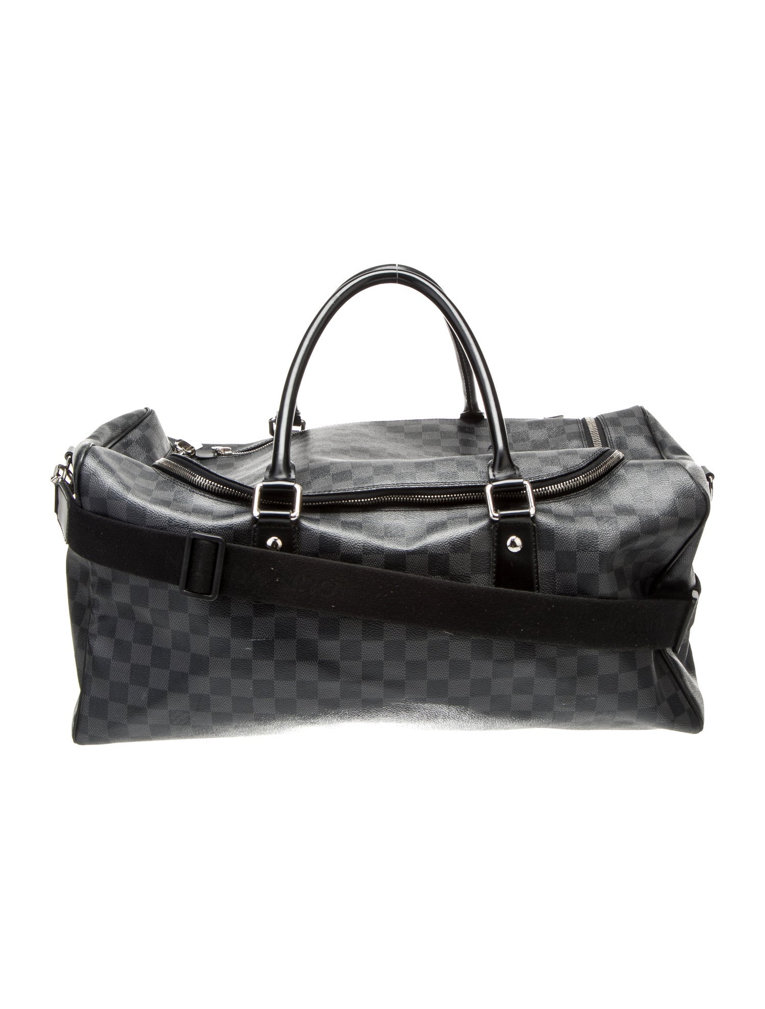 Louis Vuitton Damier Graphite Weekender Bag 50 Vintage - Grey Messenger ...