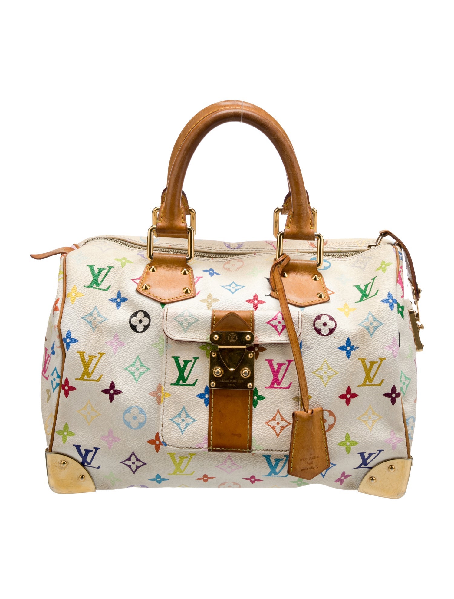 Louis Vuitton Coated Canvas Speedy Bandouliere 25 LV Monogram ...