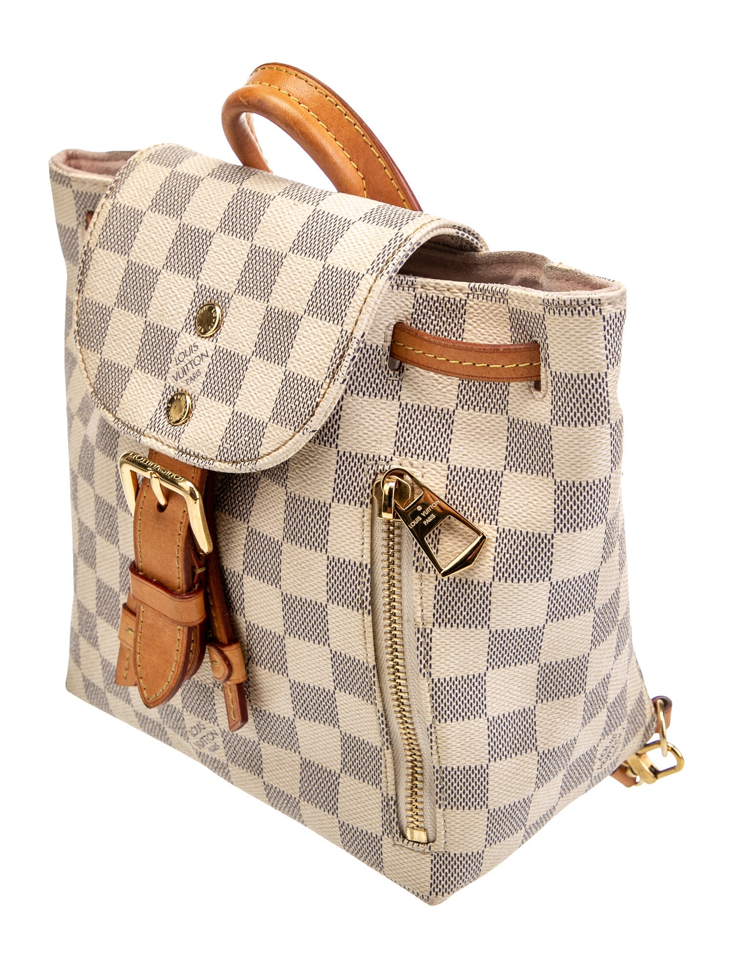 Louis Vuitton Damier Azur Sperone Backpack MM - White Backpacks ...