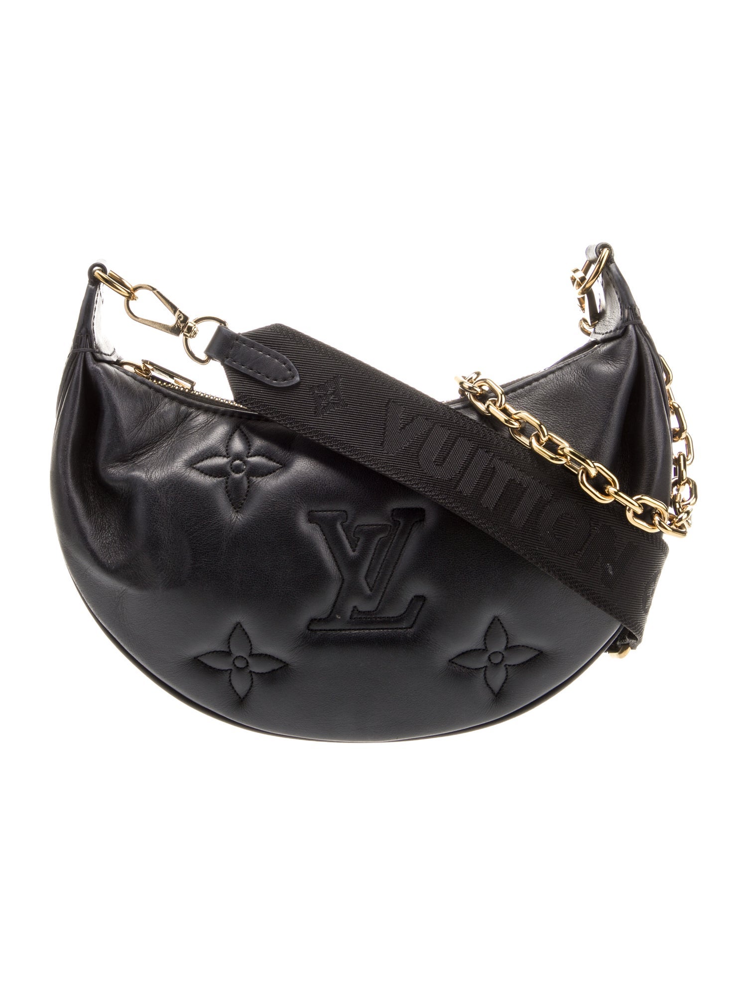 Louis Vuitton Leather Shoulder Bag - Black Shoulder Bags, Handbags ...