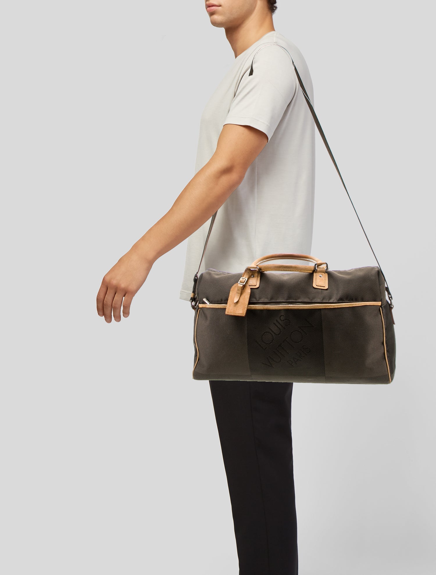 Louis Vuitton 2020 Damier Multi 3D Keepall Bandoulière 50 Weekender Bag ...