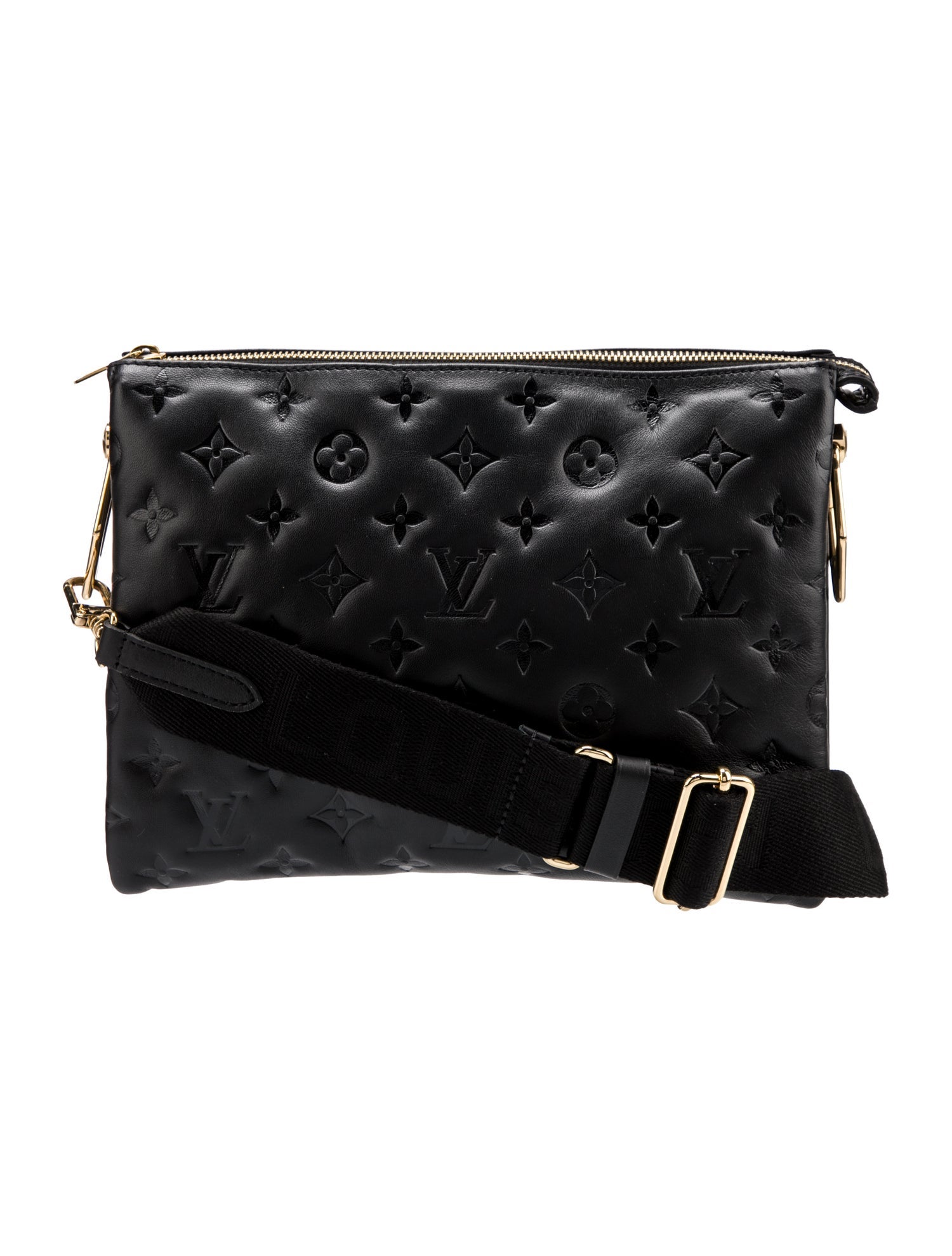 Louis Vuitton Monogram Embossed Coussin PM - Blue Shoulder Bags ...