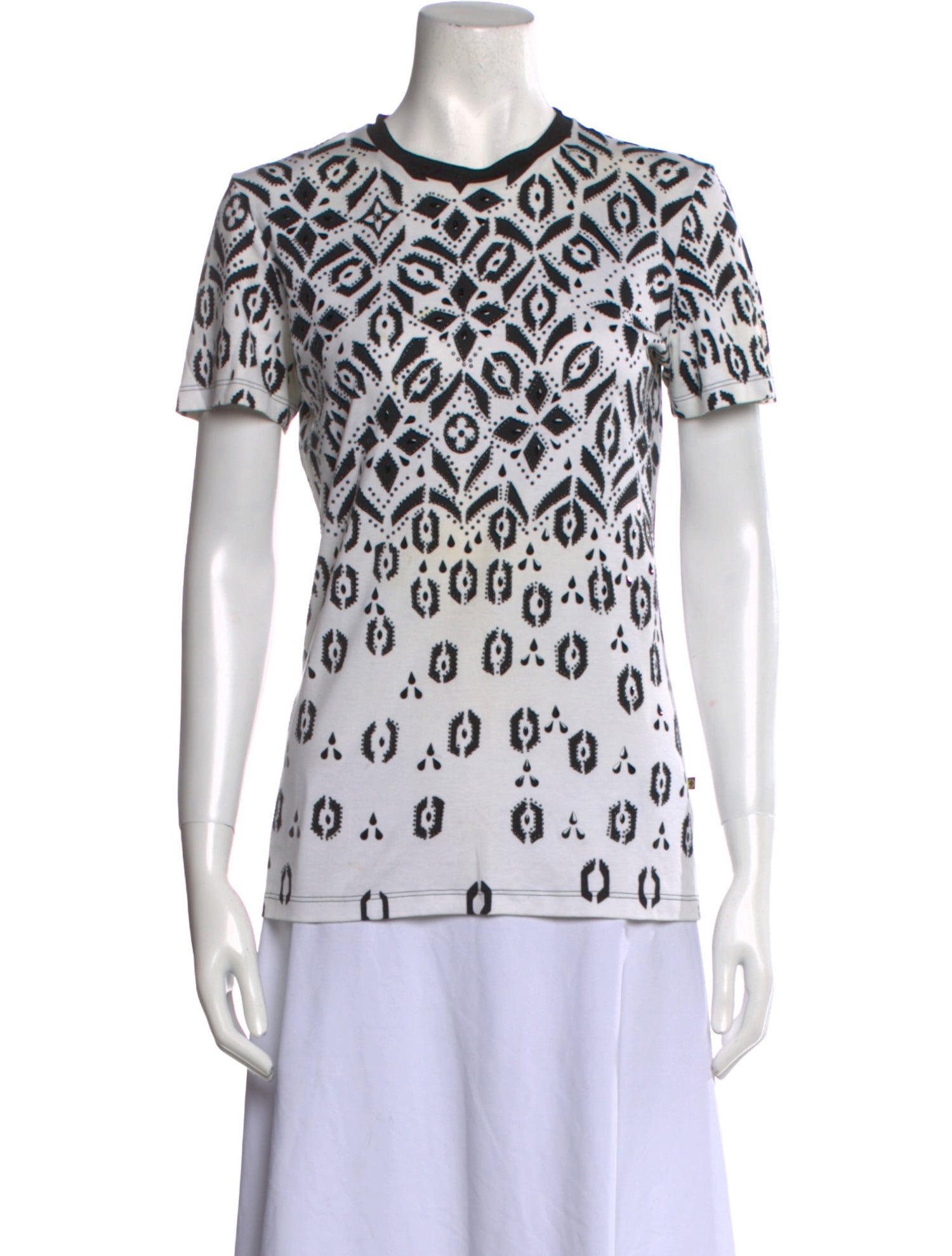 Louis Vuitton 2015 Printed T-Shirt - White Tops, Clothing - LOU949145 ...