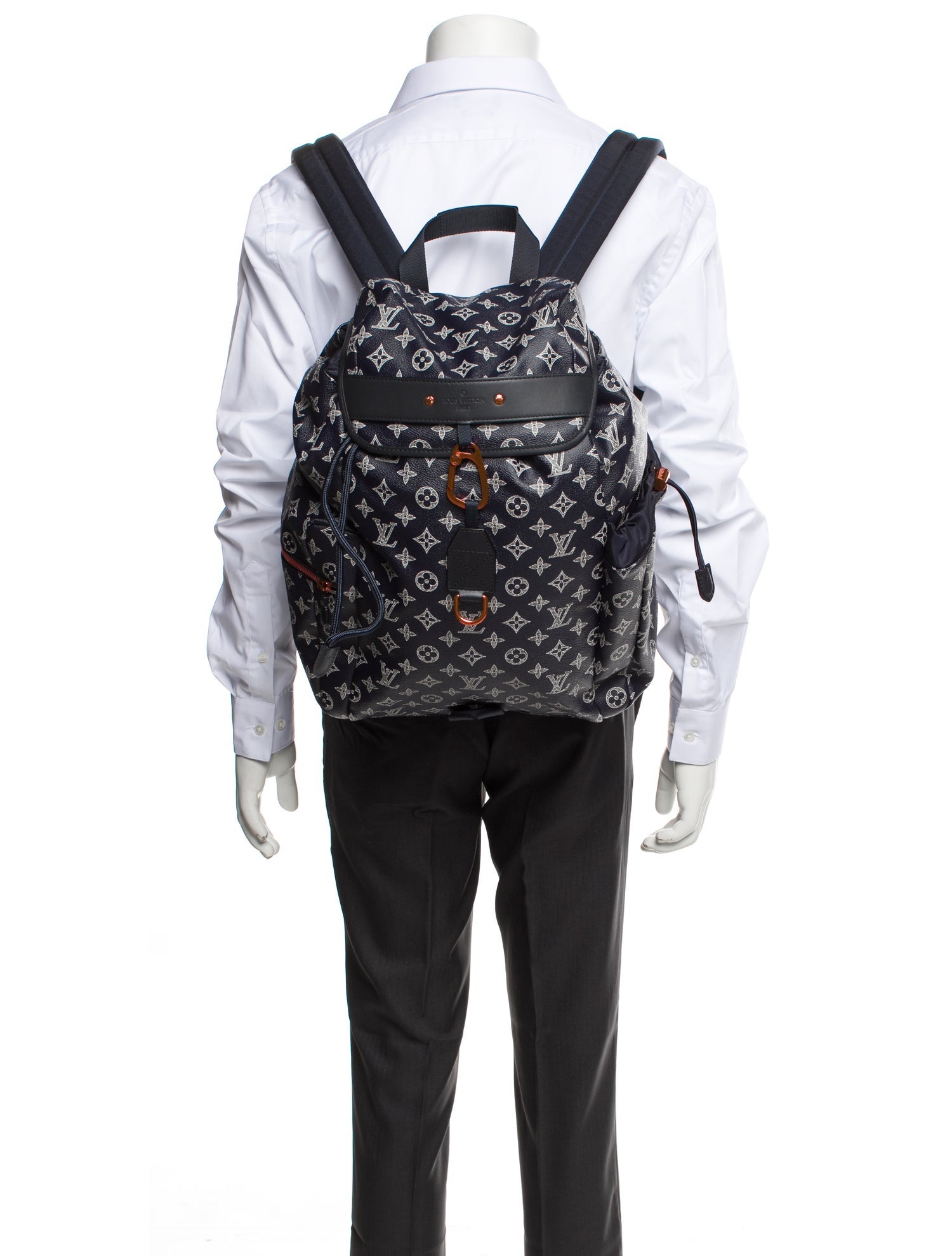 Louis Vuitton Monogram Upside Down Discovery Backpack - Blue Backpacks ...