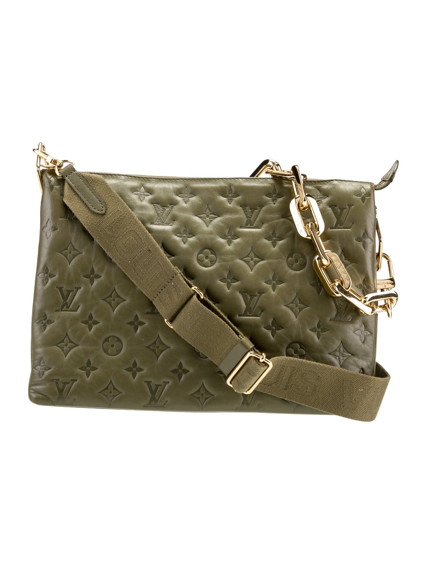 Louis Vuitton LV Monogram Coussin MM - Green Crossbody Bags, Handbags ...