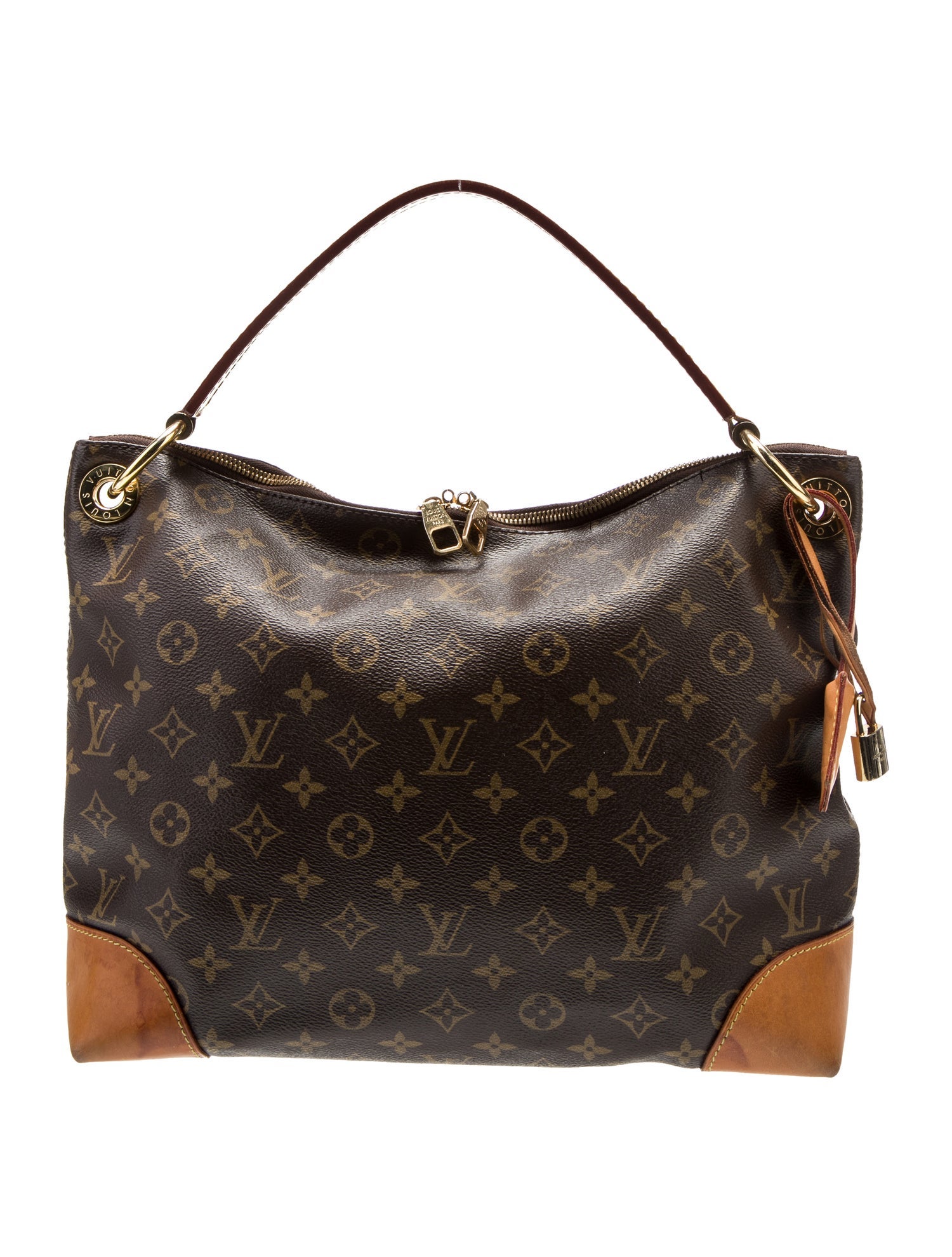 Louis Vuitton Monogram Sully MM - Brown Hobos, Handbags - LOU950881 ...