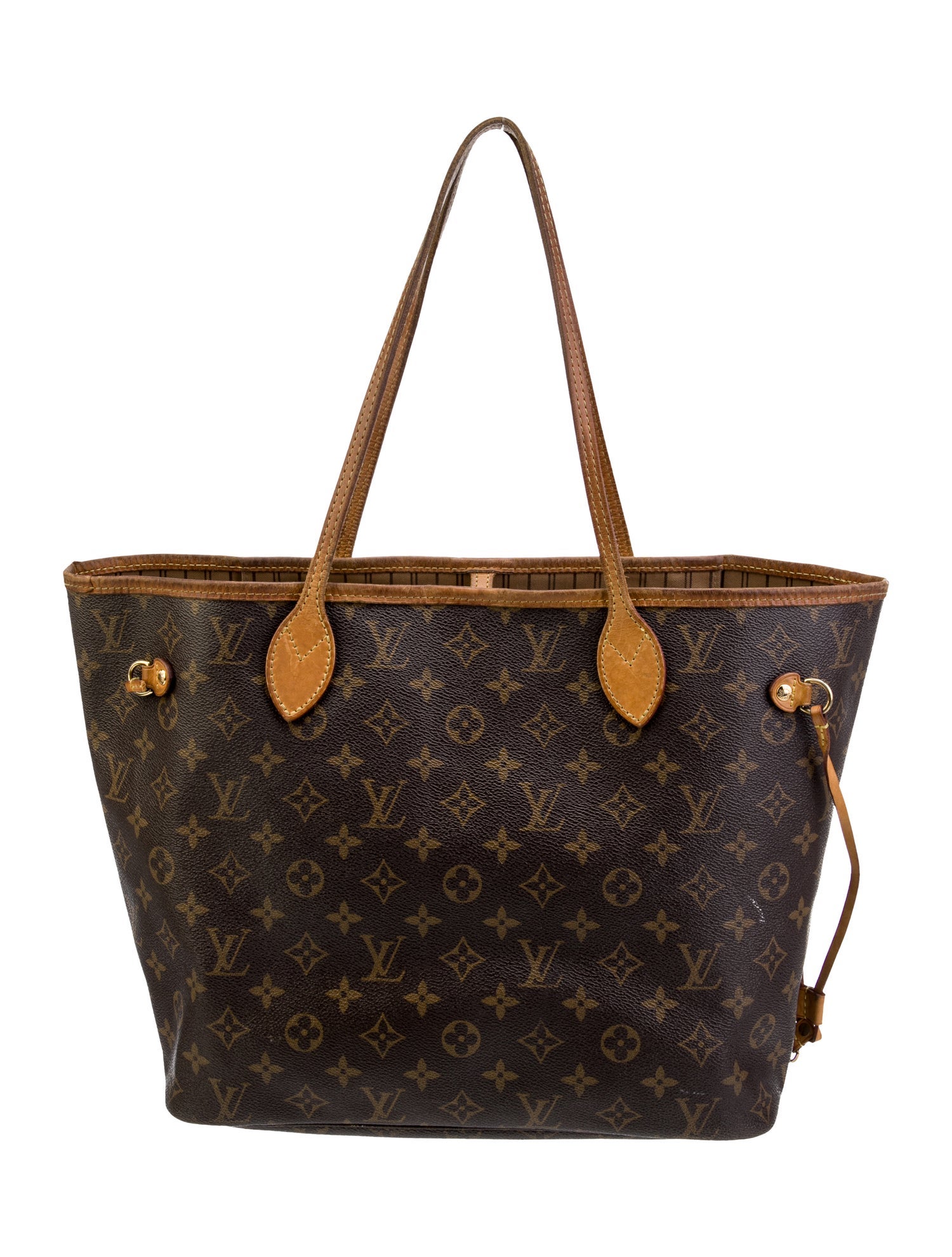 Louis Vuitton Monogram Neverfull MM - Brown Totes, Handbags - LOU768246 ...