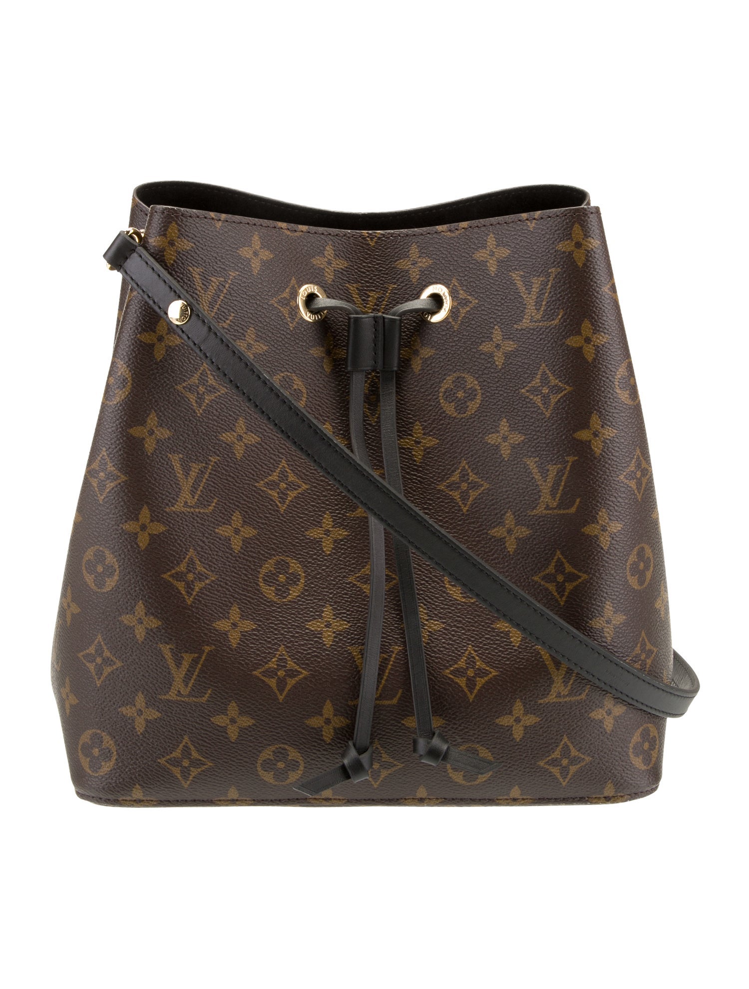 Louis Vuitton Monogram Neonoe MM - Brown Bucket Bags, Handbags ...